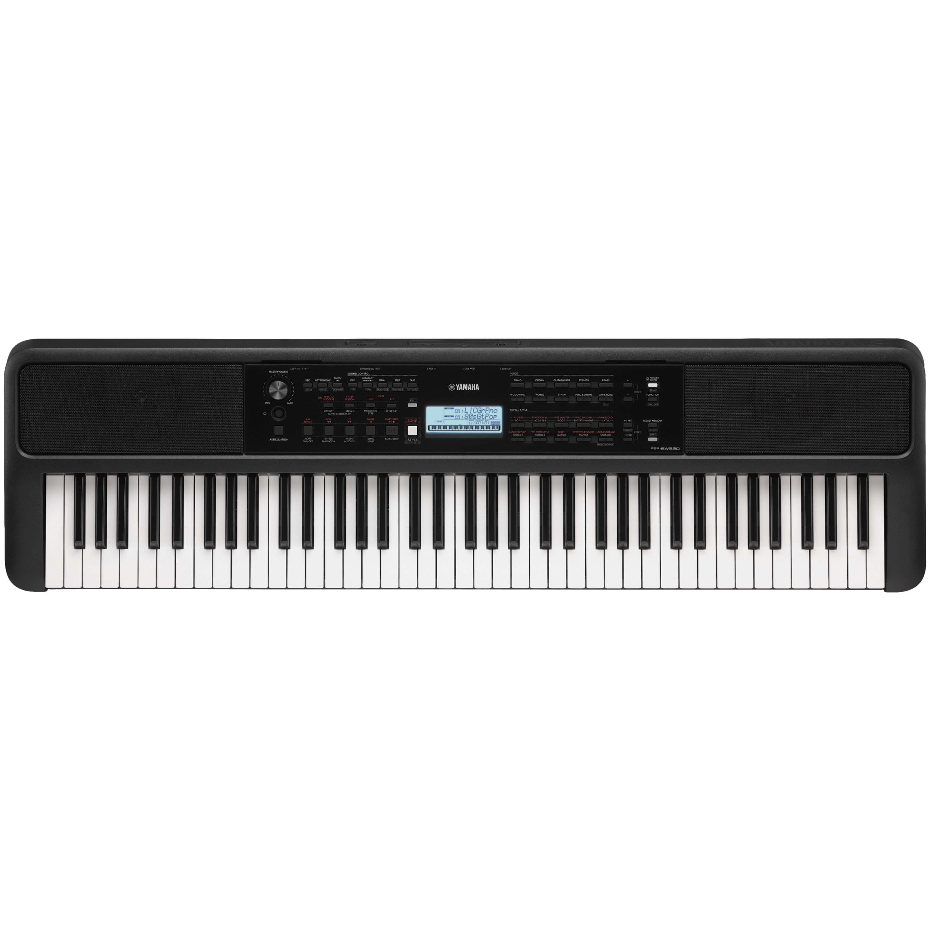 Yamaha PSR-EW320 - Clavier toucher dynamique SonoVente.com
