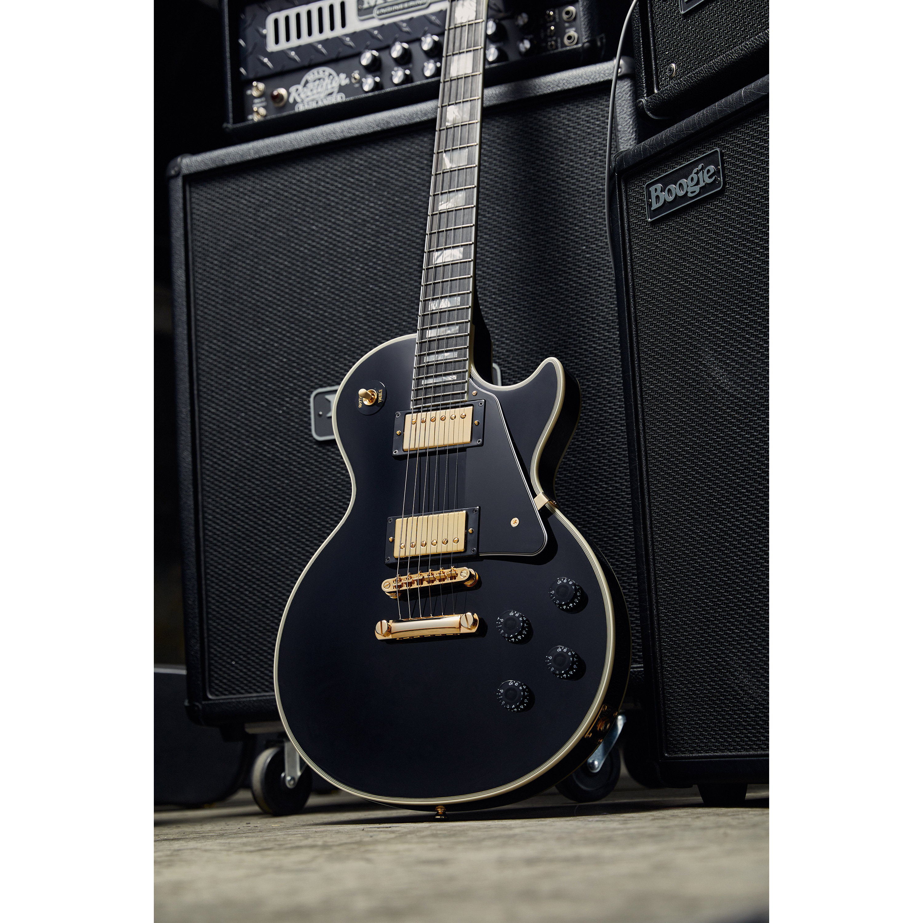 Epiphone Les Paul Custom Ebony Inspired By Gibson Custom - LP vorm ...