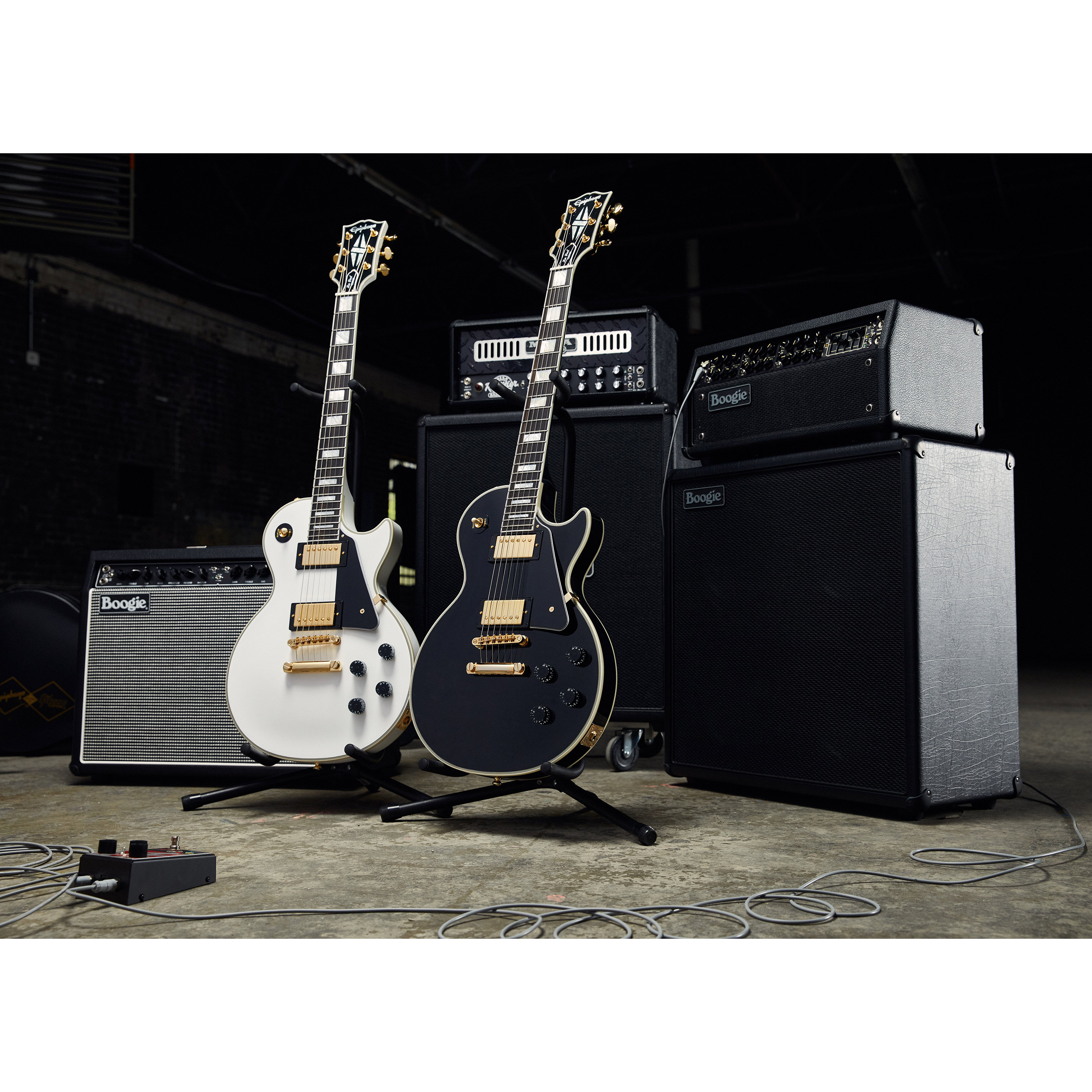 Epiphone Les Paul Custom Ebony Inspired By Gibson Custom - Guitare ...