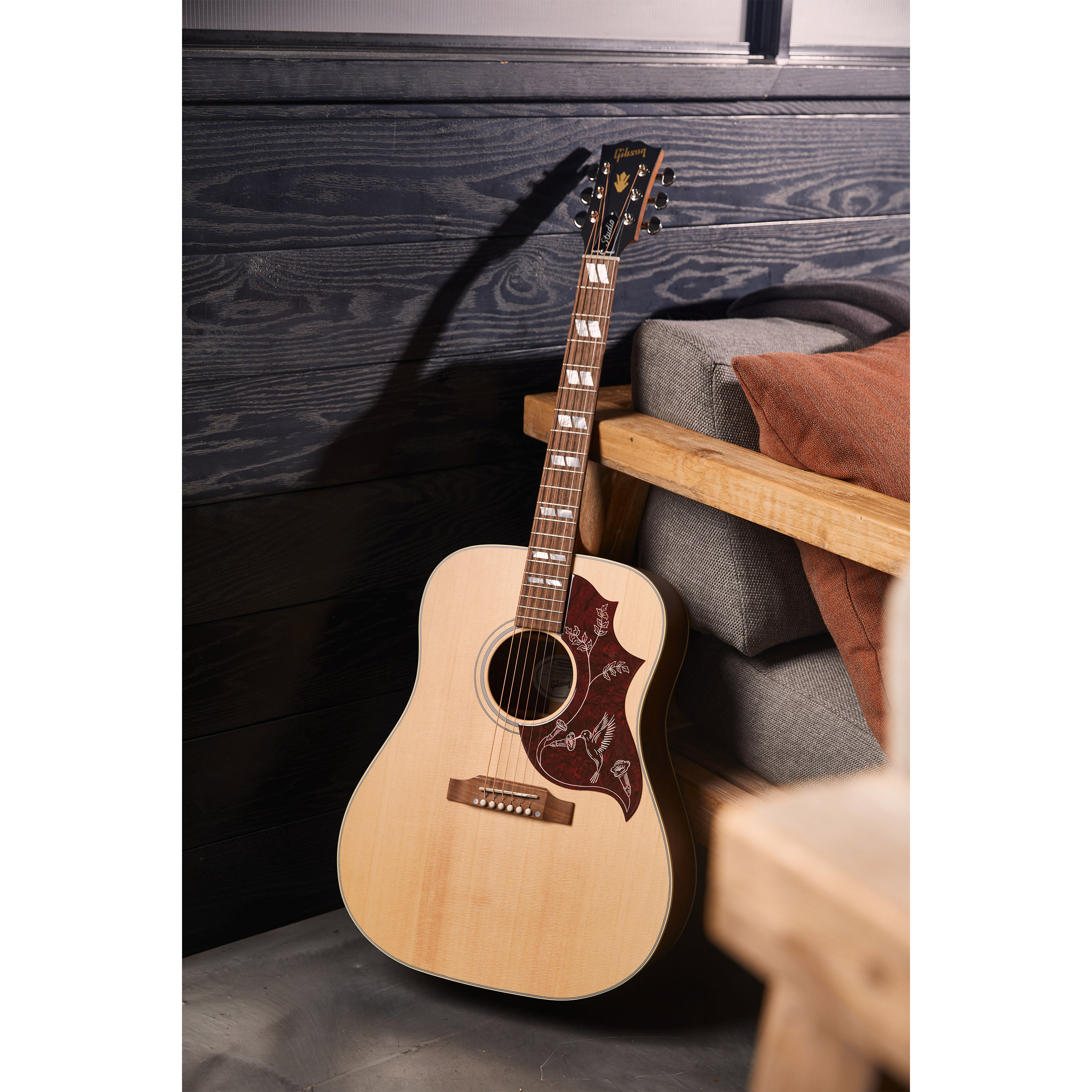 Gibson Hummingbird Studio Rosewood Satin Natural - Guitare folk électro ...