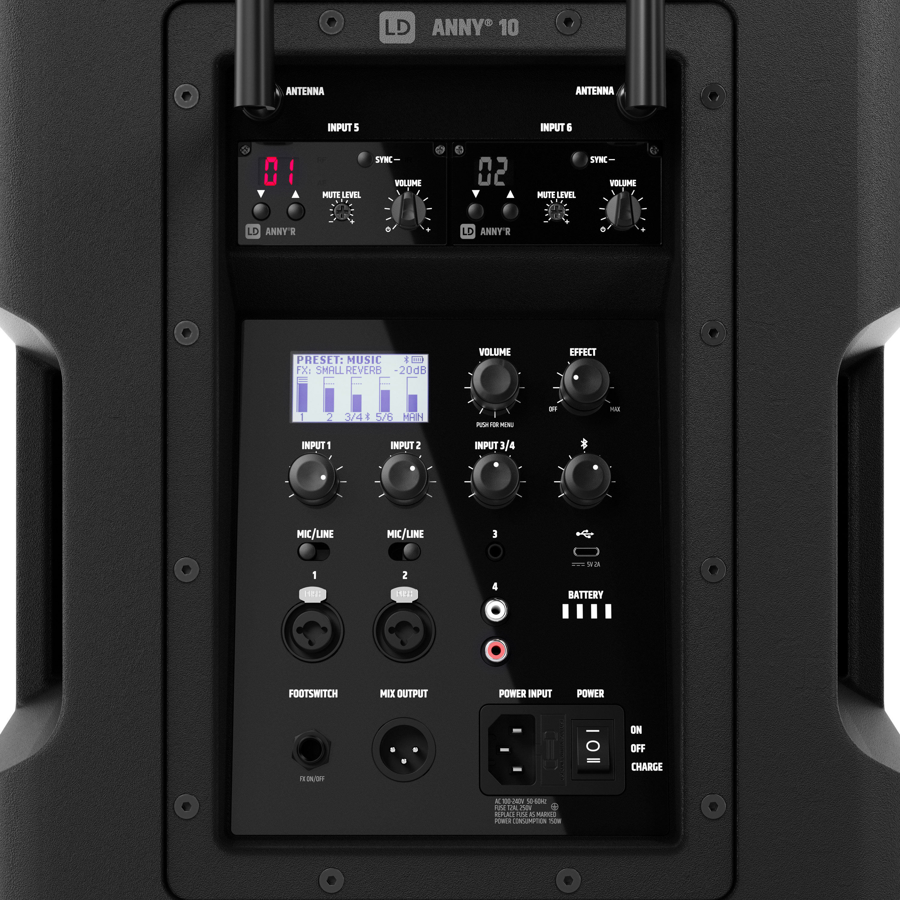 LD SYSTEMS Anny 10 HBH 2 B5 - Sono portable SonoVente.com
