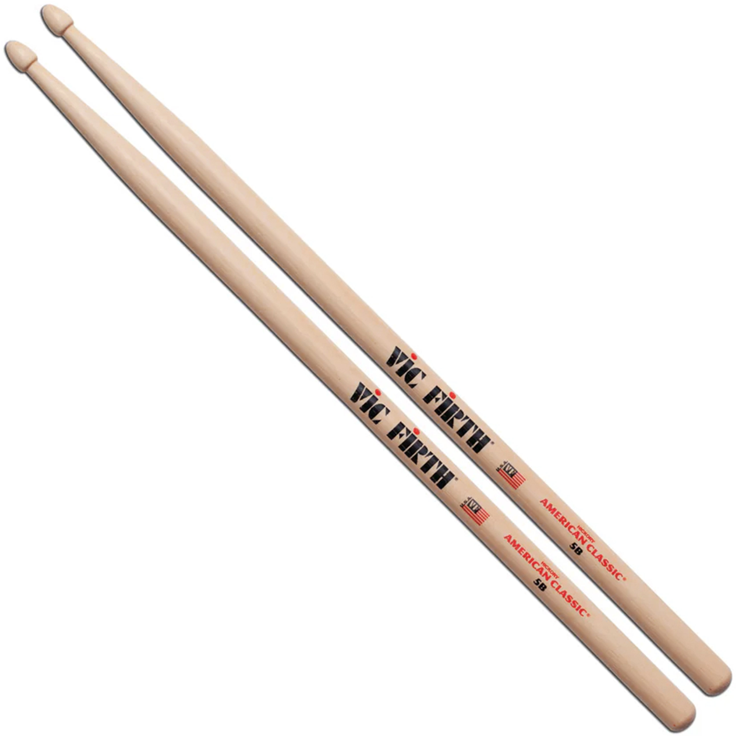 Vic Firth Pack 4 paires 5B Hickory - Baguettes SonoVente.com
