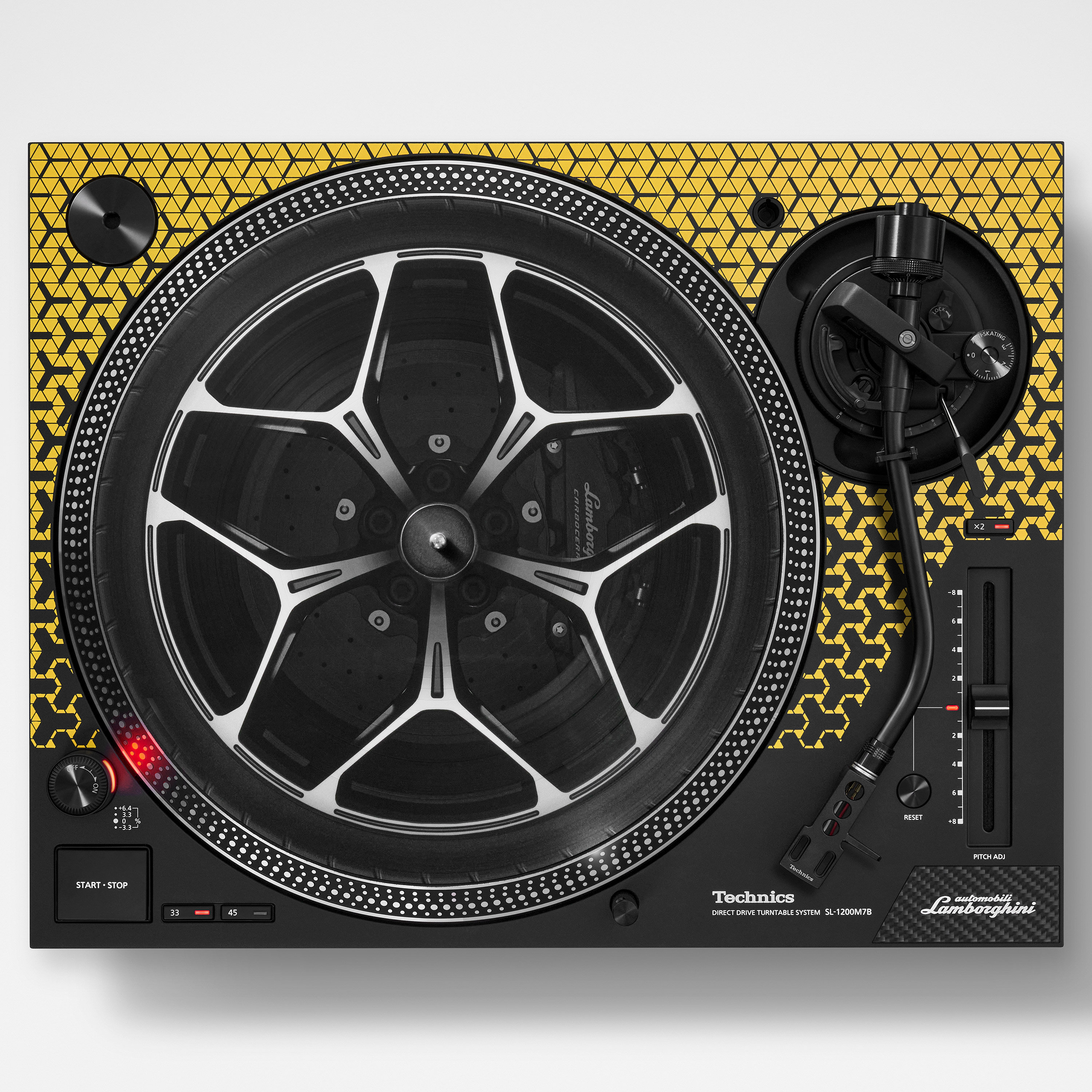Technics SL-1200M7PEY Yellow Edition Lamborghini - Platine à ...