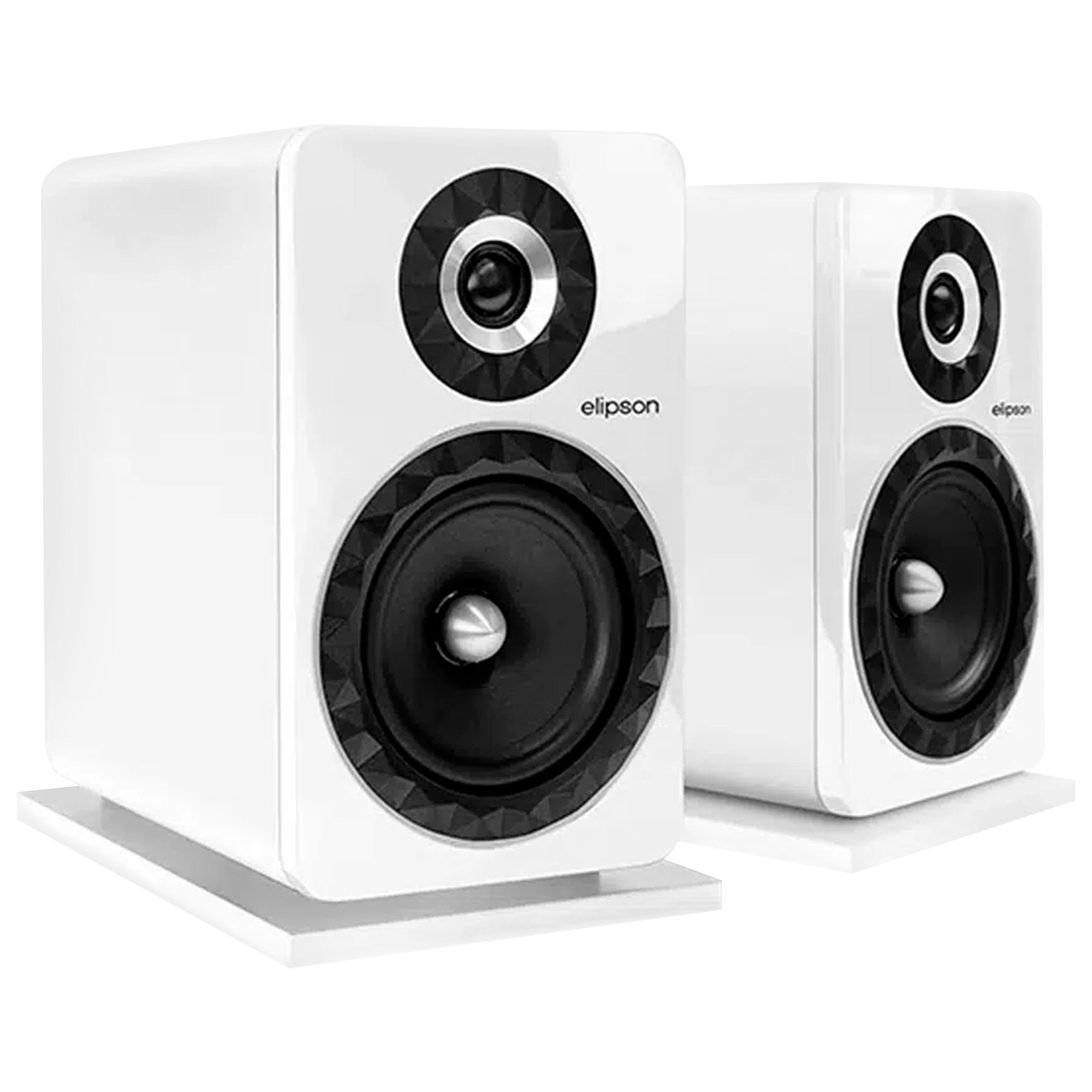 Elipson Prestige Facet 8B White (la paire) - Enceintes bibliothèque ...