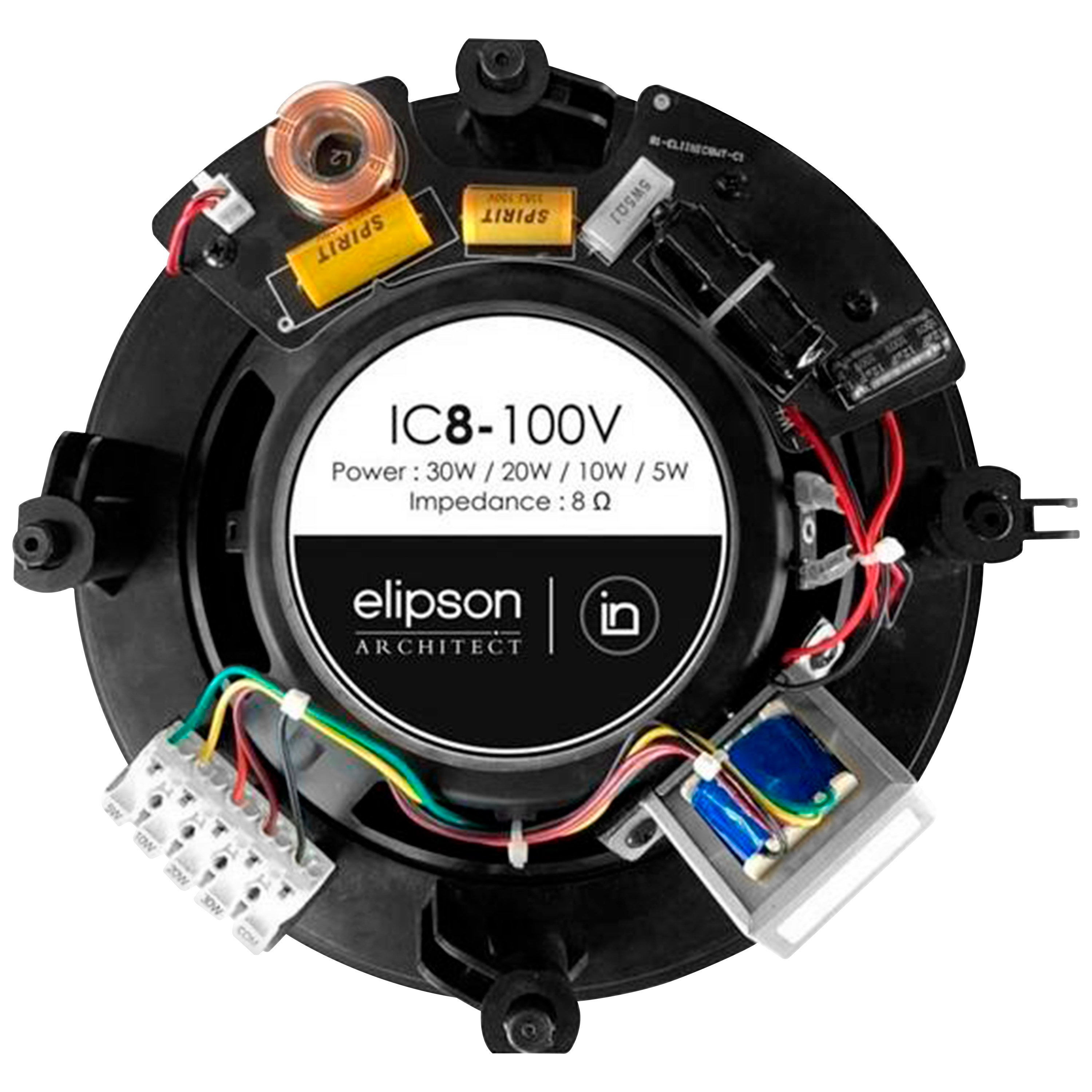 Elipson Architect In IC8 100V (l'unité) - Enceinte 100 V public adress ...