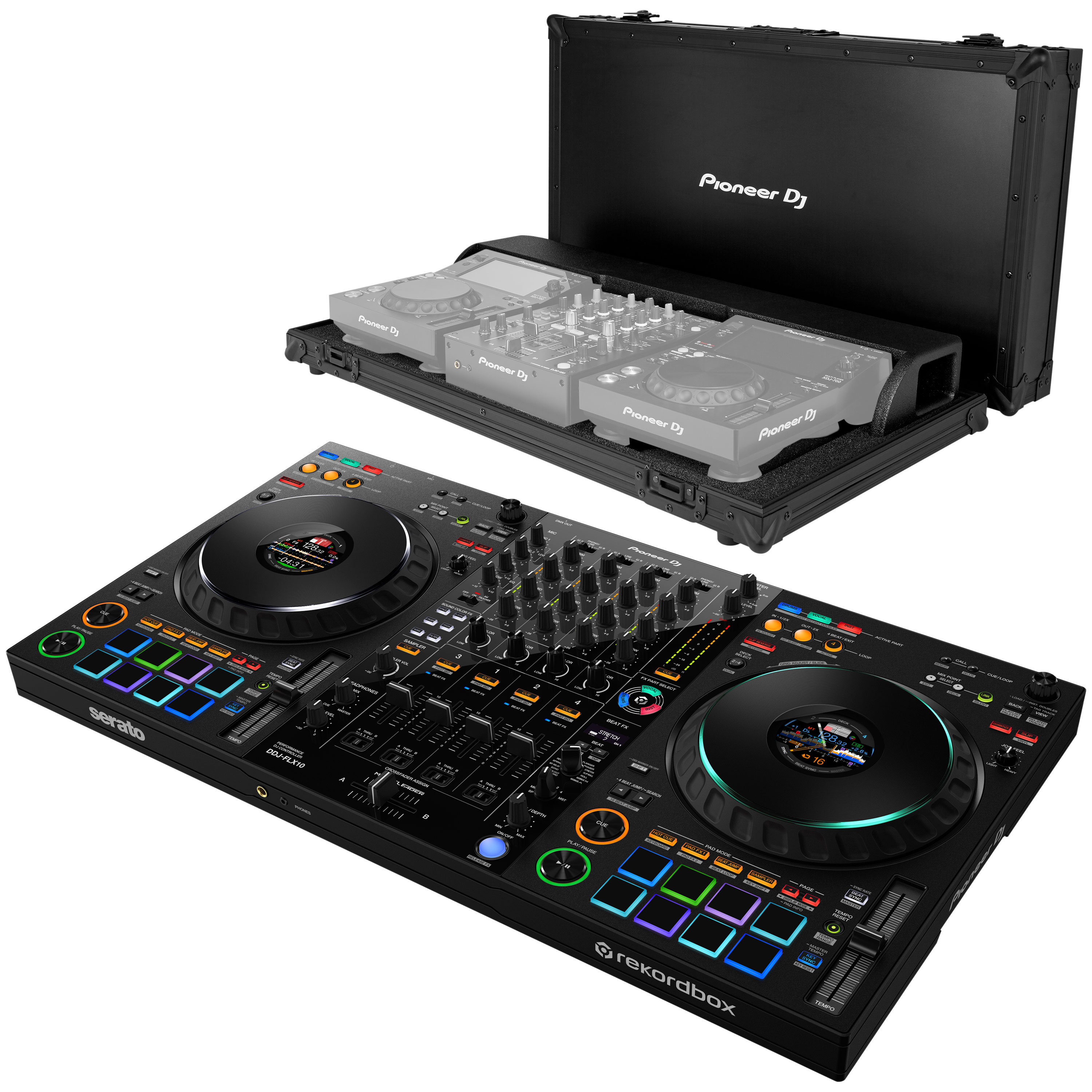 Pioneer DJ DDJ-FLX10 + Flight DIY - Contrôleur DJ USB SonoVente.com