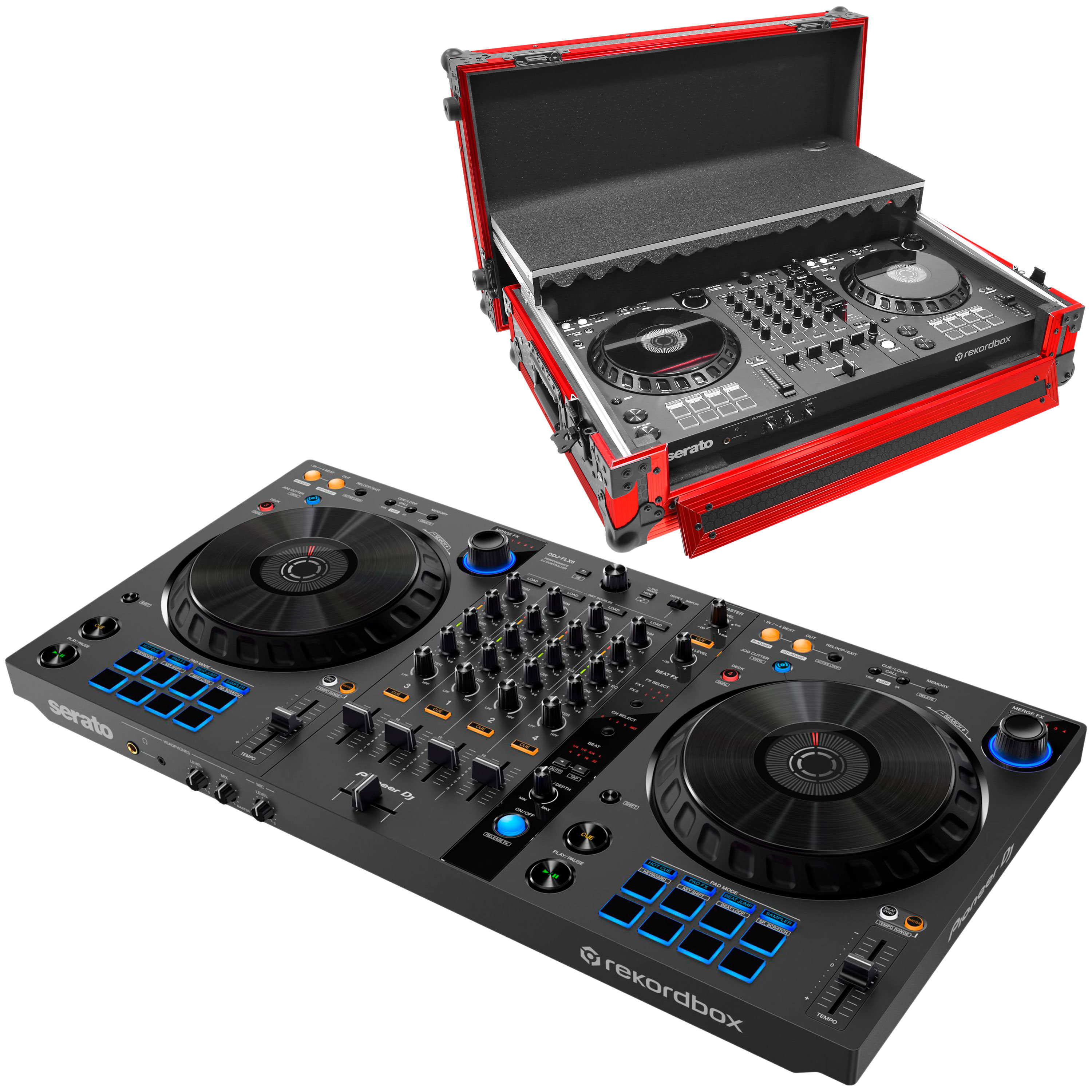 Pioneer DJ Pack DDJ-FLX6-GT + Flight case Elite - Contrôleur DJ USB ...