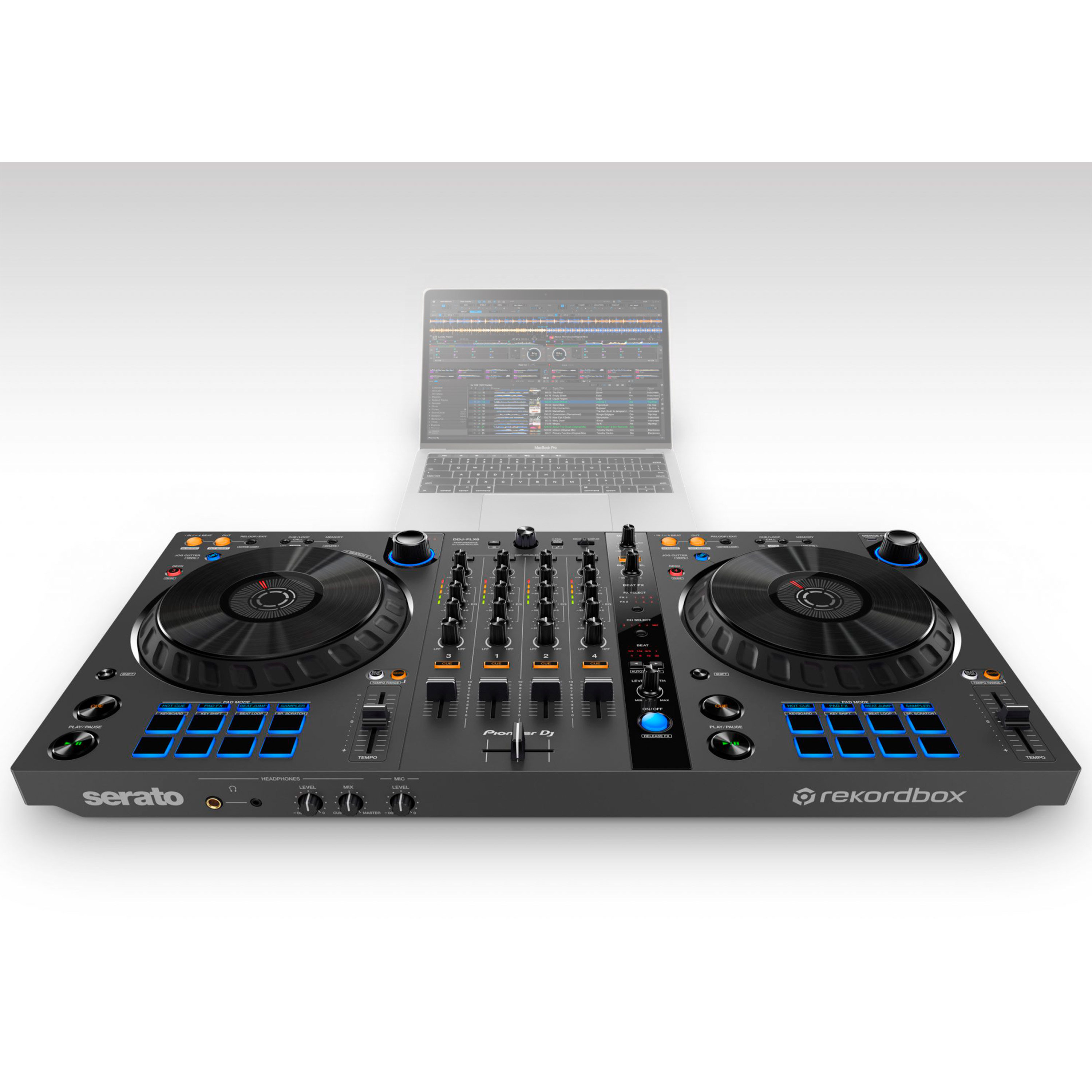 Pioneer DJ Pack DDJ-FLX6-GT + Flight case Elite - USB DJ Controller ...