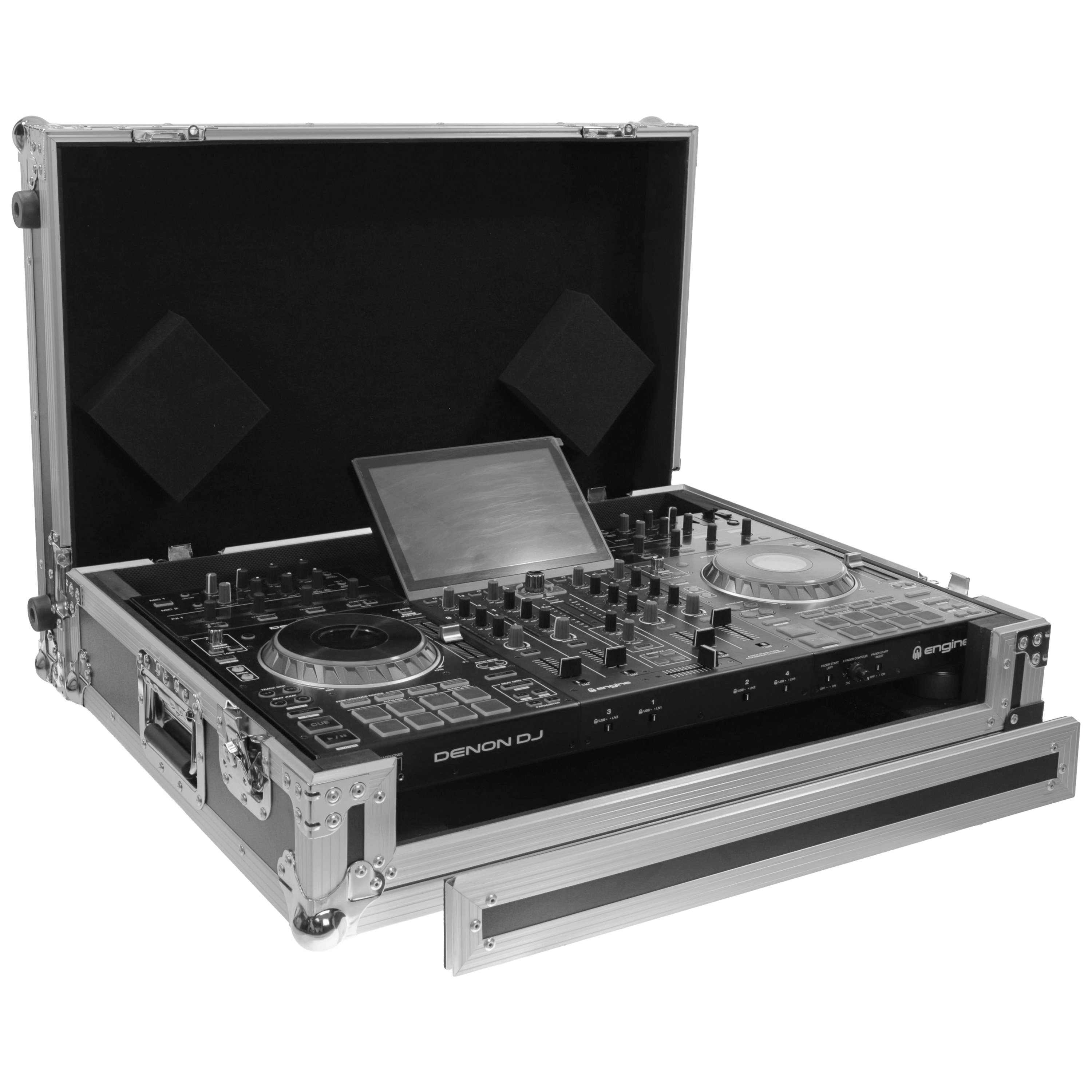 Denon DJ Prime 4+ White Limited Edition + Flight Case - Contrôleur DJ ...