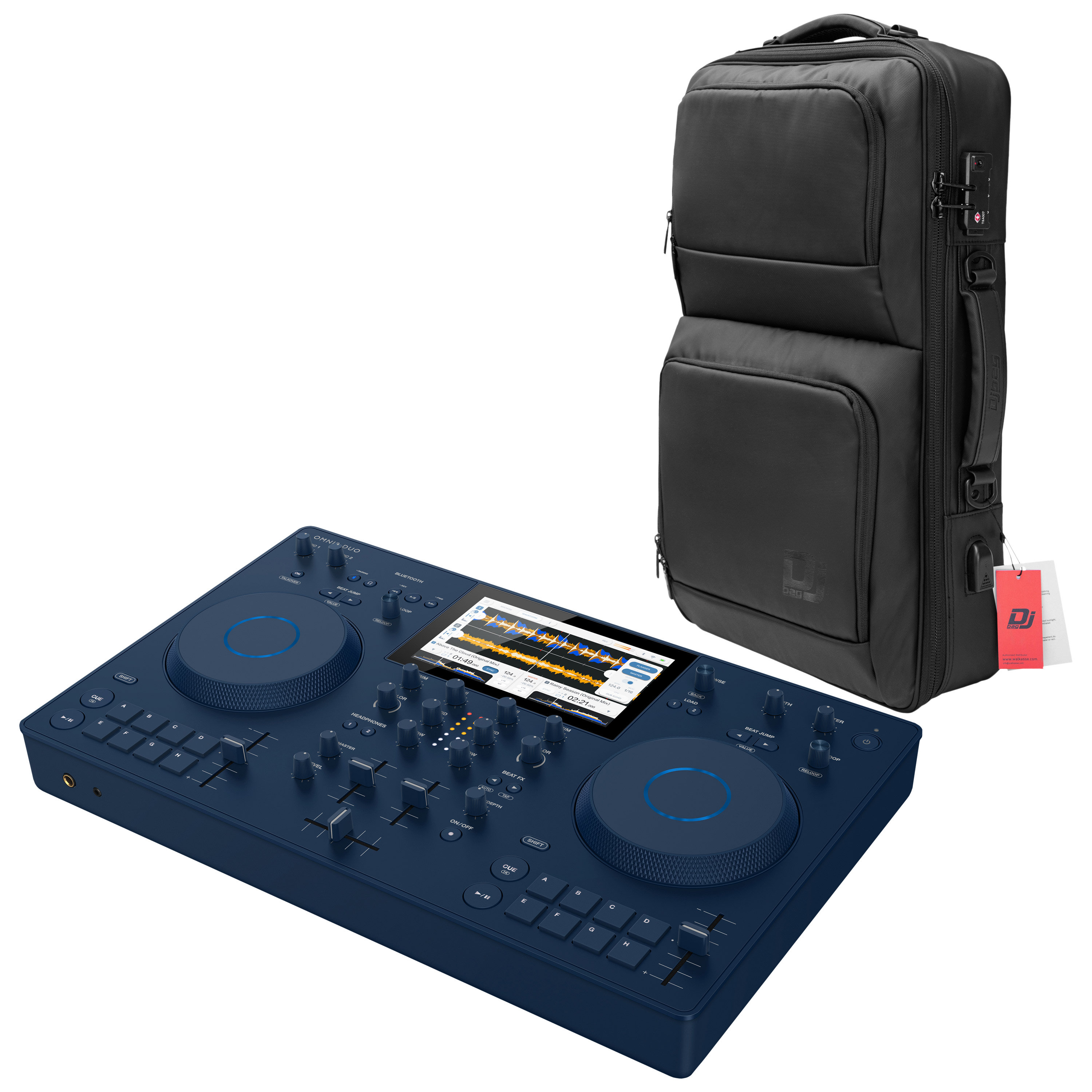 Pioneer DJ Pack Omnis-Duo + Sac à Dos DJ Bag - Contrôleur DJ autonome ...