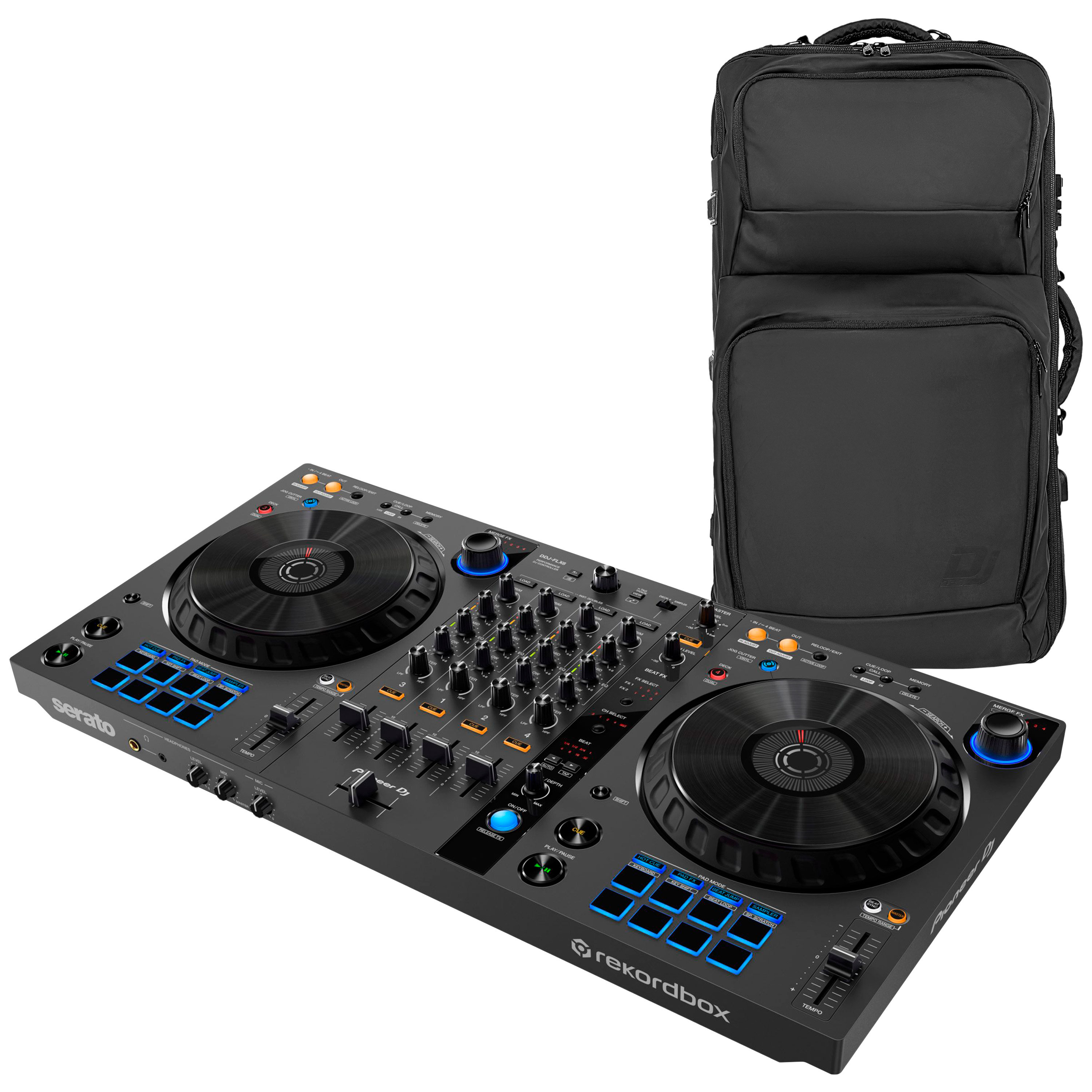 Pioneer DJ Pack DDJ-FLX6-GT + Sac à Dos - Contrôleur DJ USB SonoVente.com