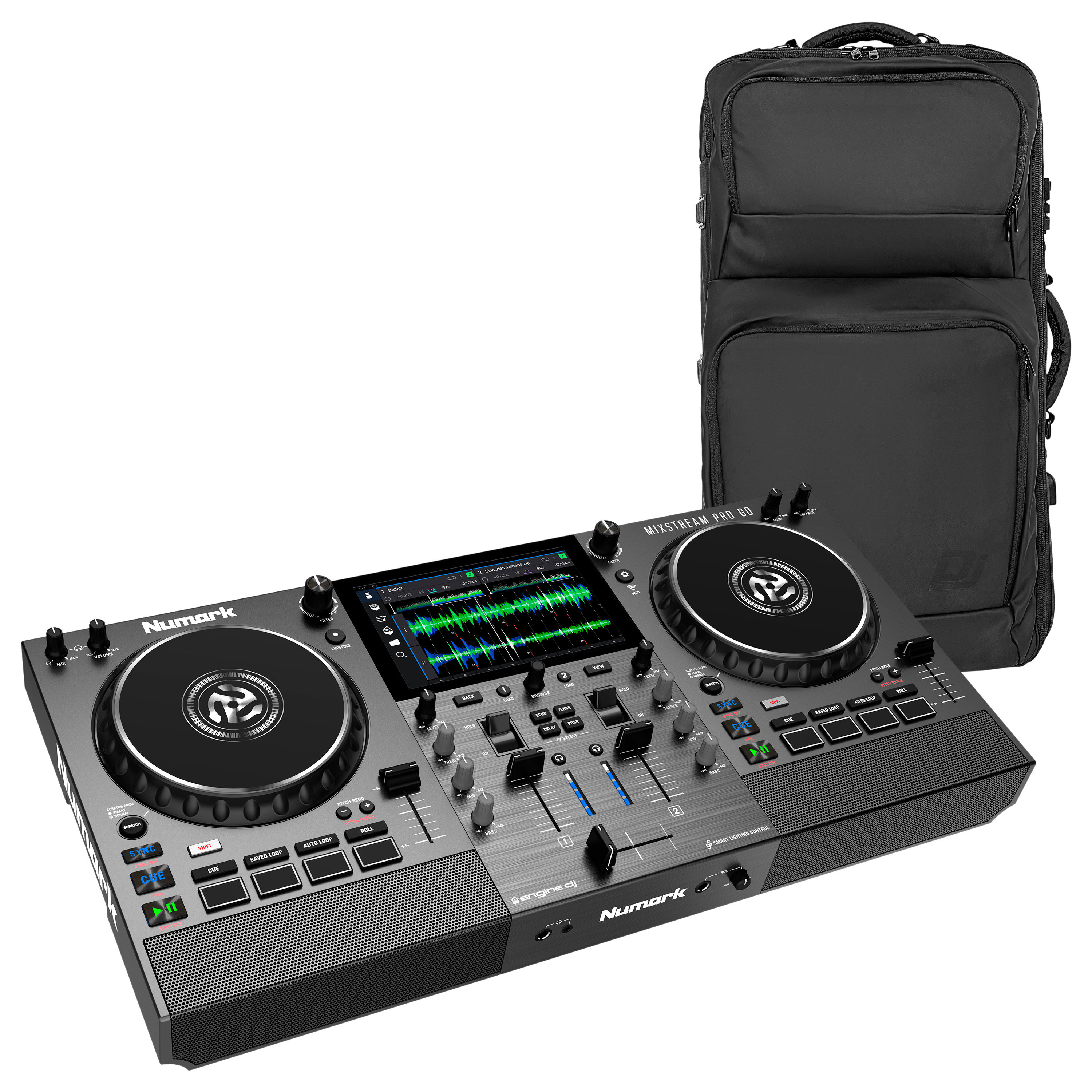 Numark Pack Mixstream Pro Go + Sac à Dos DJ Bag - Contrôleur DJ ...