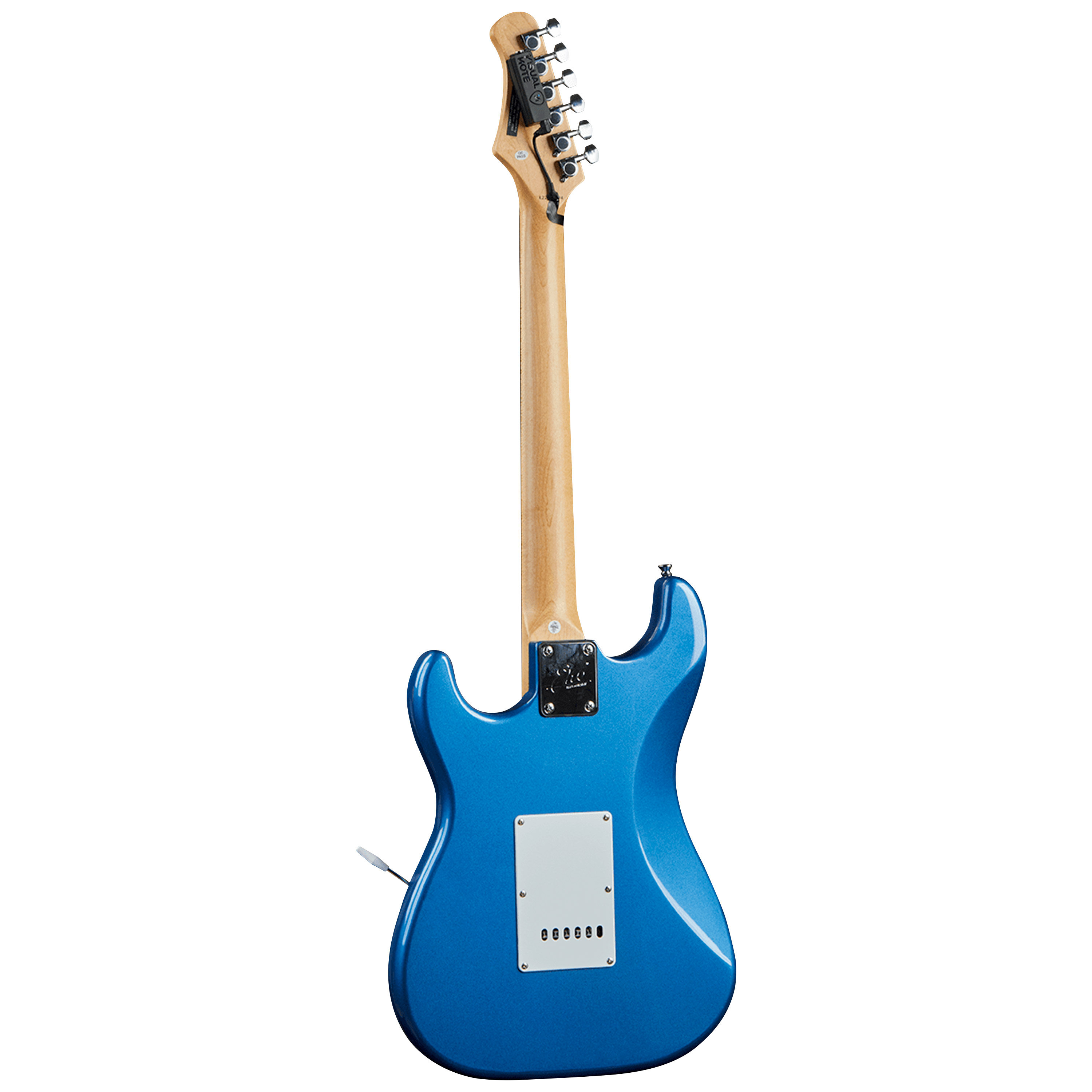 EKO S300 Metallic Blue Visual Note - Guitare forme ST SonoVente.com