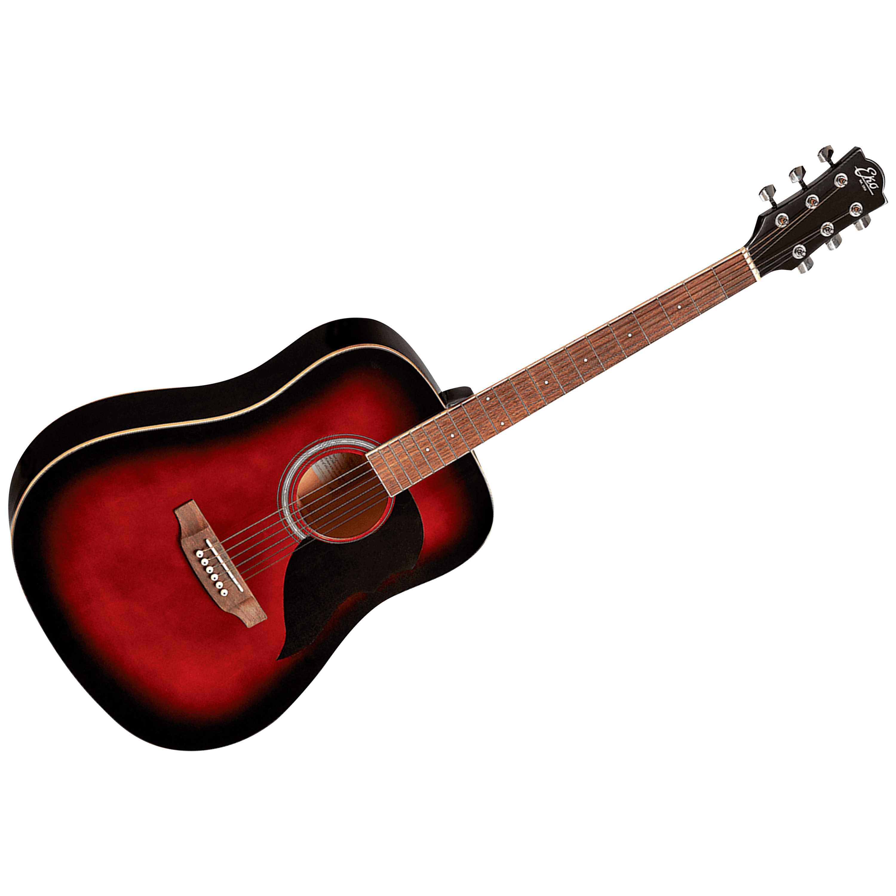 EKO Ranger 6 Red Sunburst - Guitare folk SonoVente.com