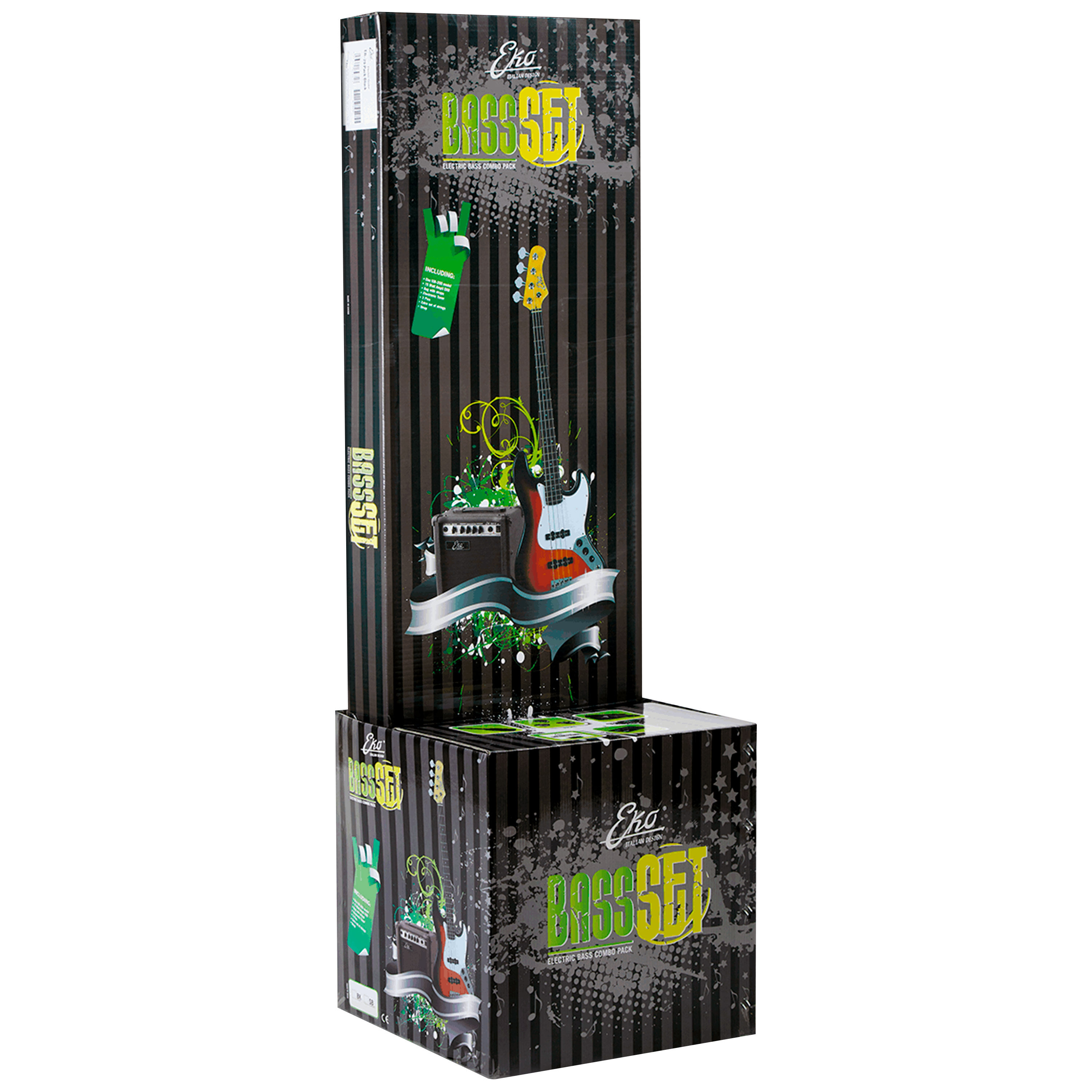 EKO PACK EG29 VJB200 Black : Basse Électrique + Ampli + Accessoires ...
