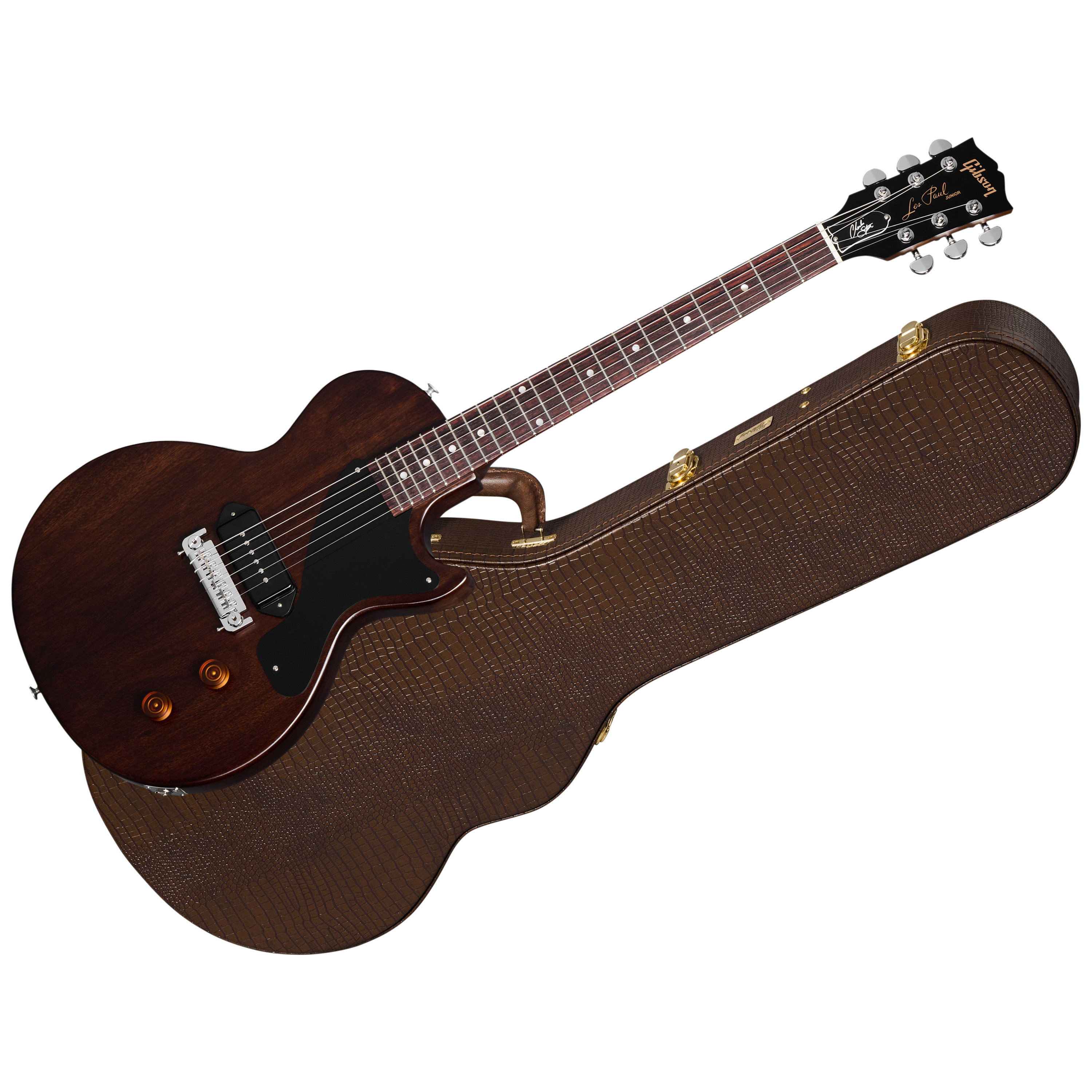 Gibson Les Paul Junior Charlie Starr Dark Walnut LTD + Etui - Guitare ...