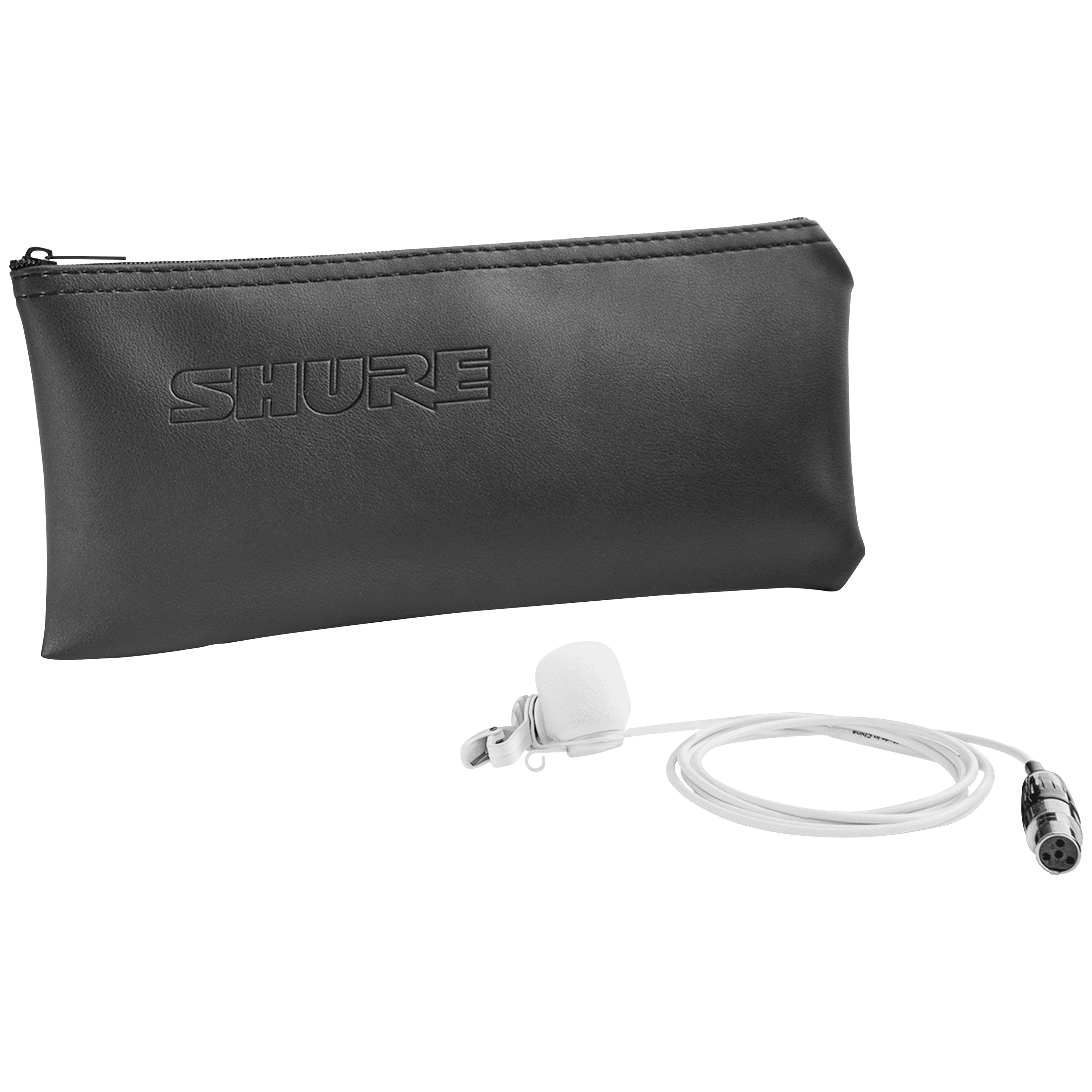 Shure WL185MW-C-TQG White Cardioïde - Micro HF chant SonoVente.com