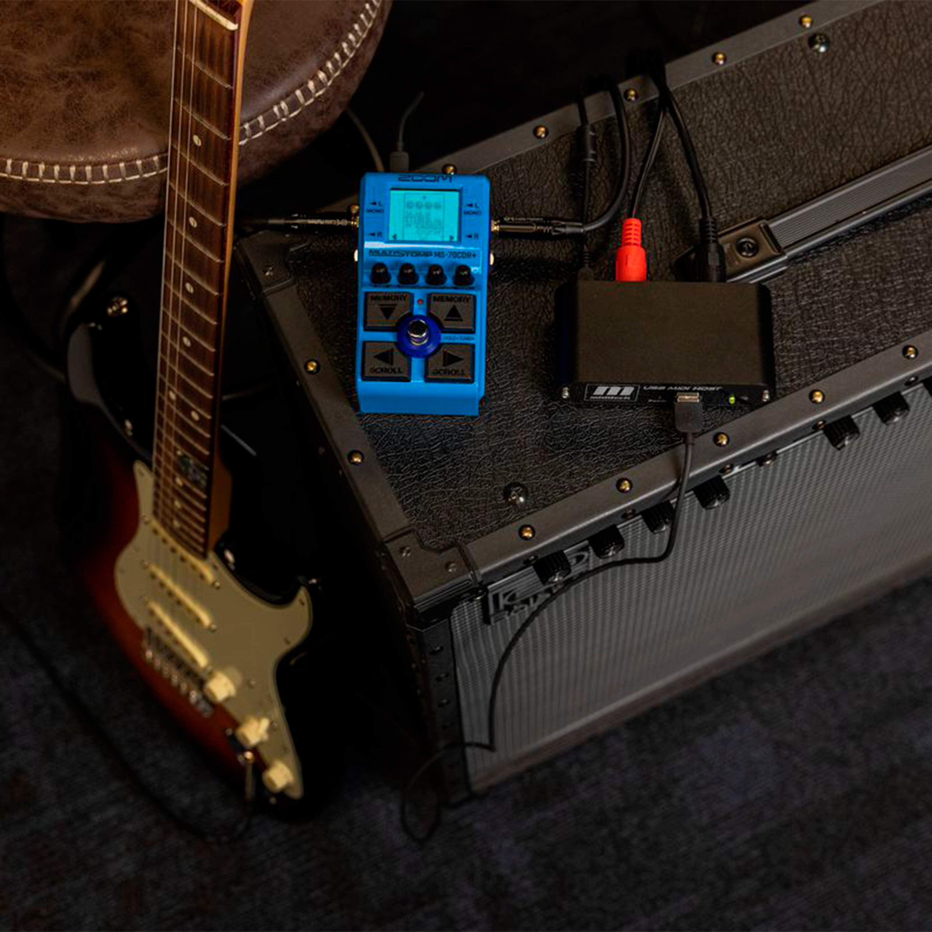 Zoom MS-70CDR + modul / delay / reverb / filtre - Effets guitare ...
