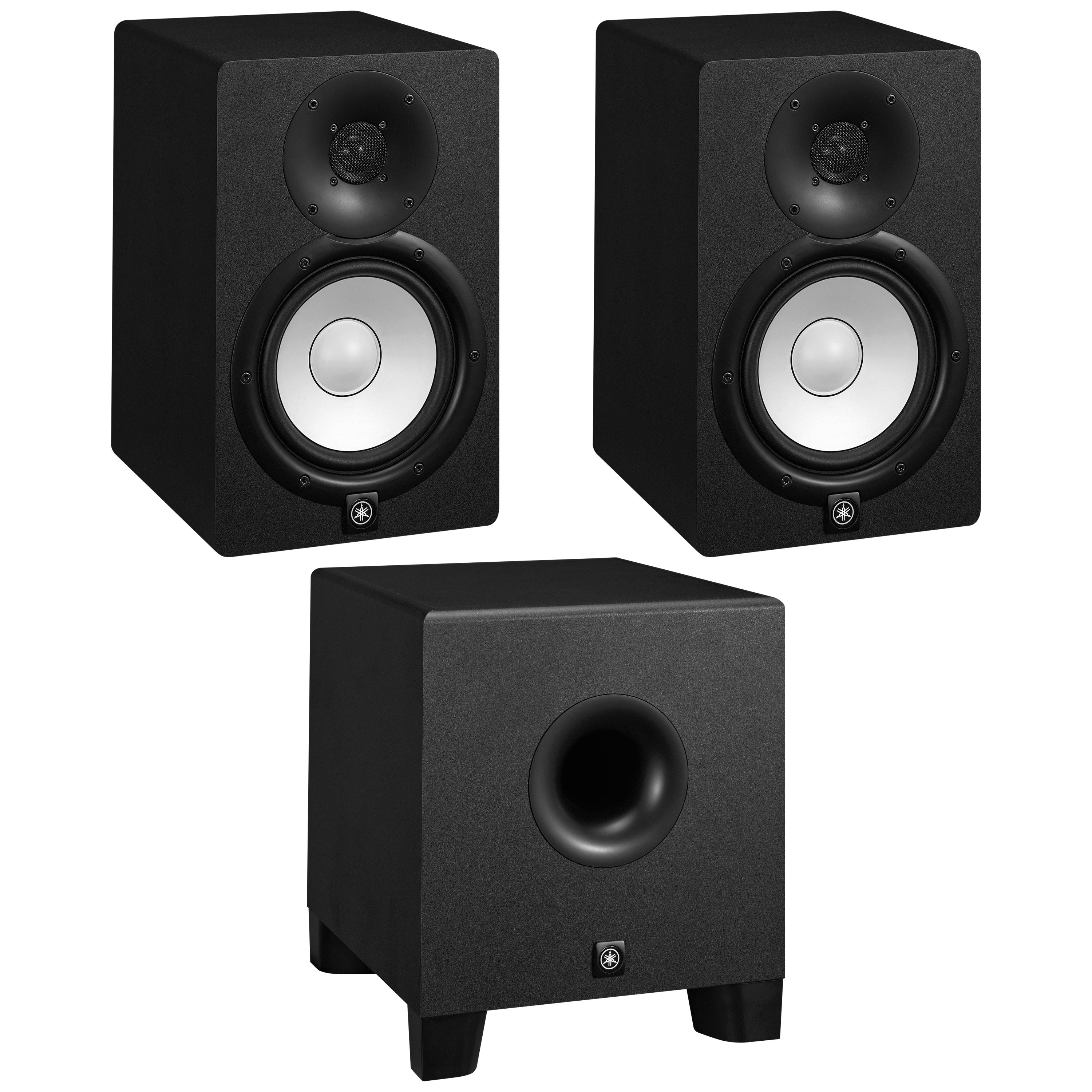 Yamaha Pack HS7 BK + Caisson HS8S - Studio Monitors SonoVente.com - en