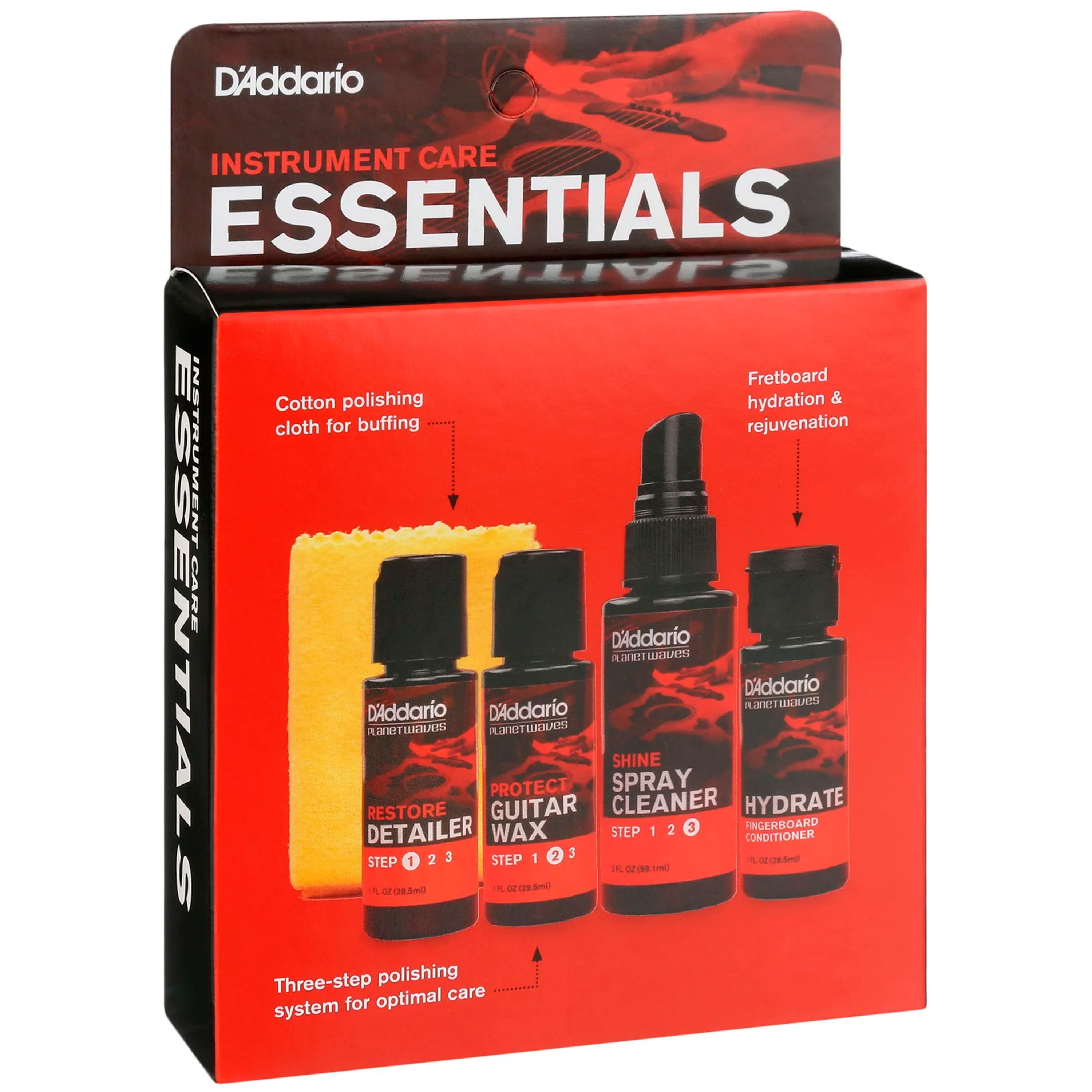 D'Addario PW-GCB-01 Kit Instrument Care Essentials - Entretien ...