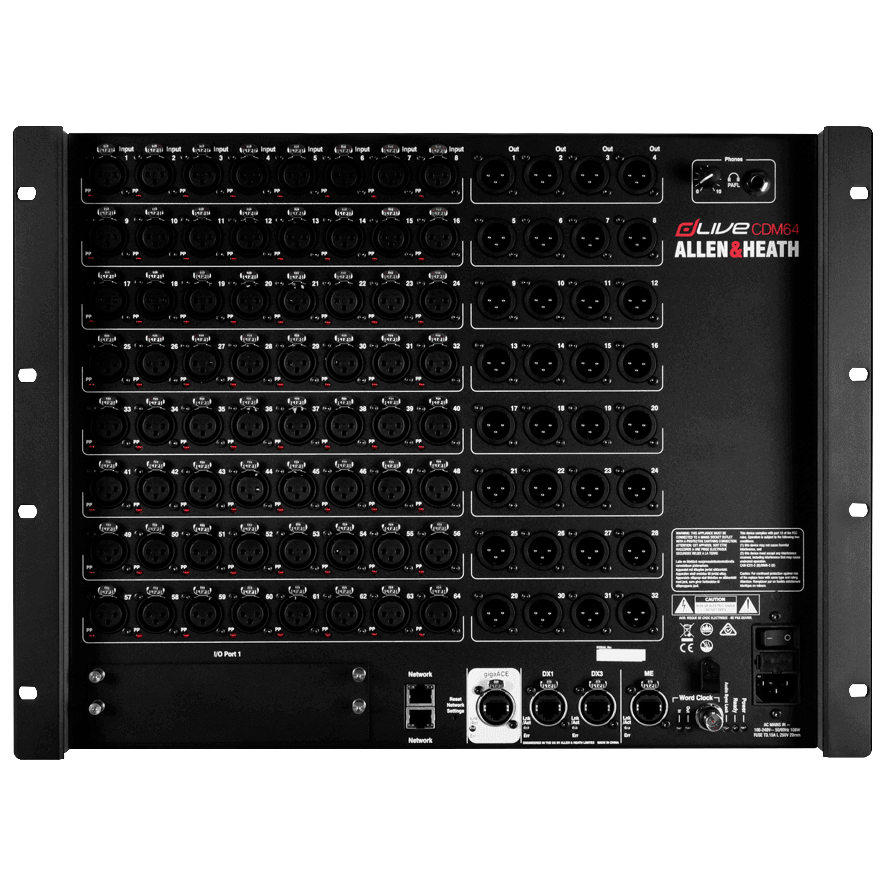 Allen & Heath DLIVE-CDM64 - Console de mixage numérique SonoVente.com