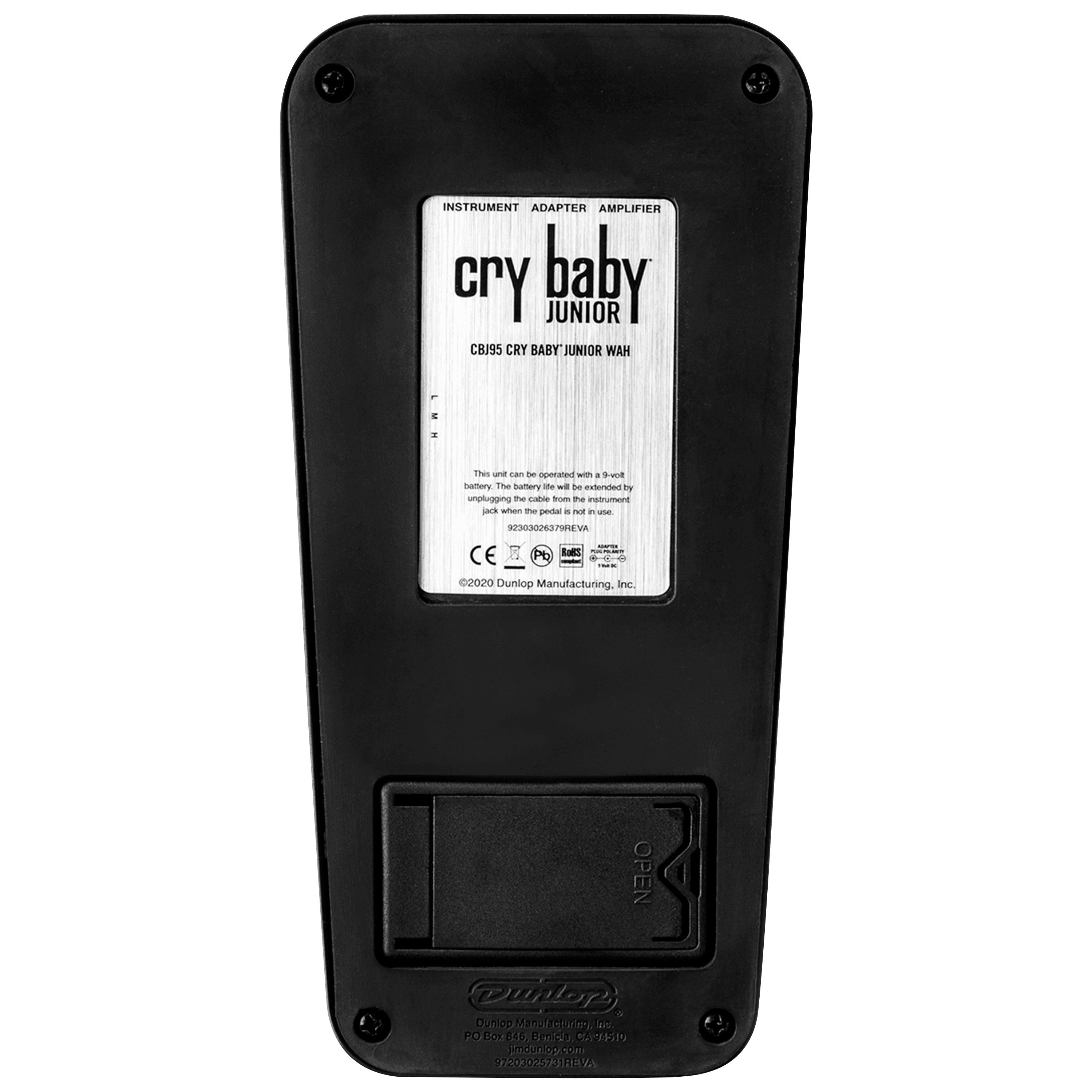 Dunlop CBJ95SB Cry Baby Junior Wah Special Edition Black - Electric ...