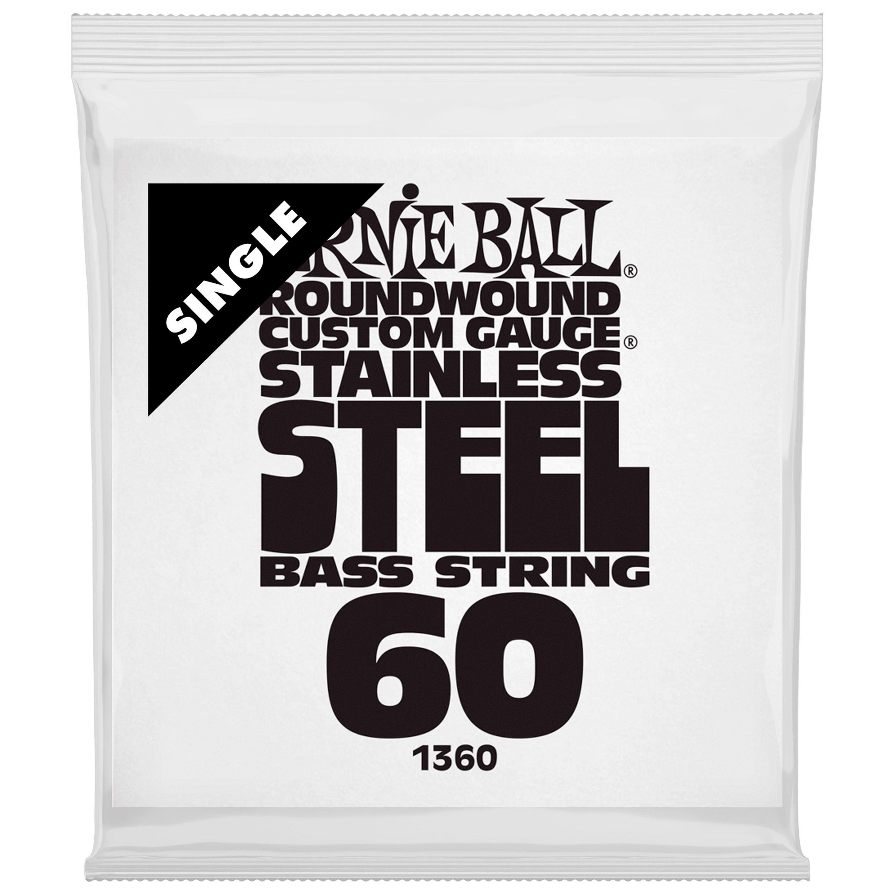 Ernie Ball 1360 Slinky Stainless Steel Bass String 60 - Cuerdas de ...