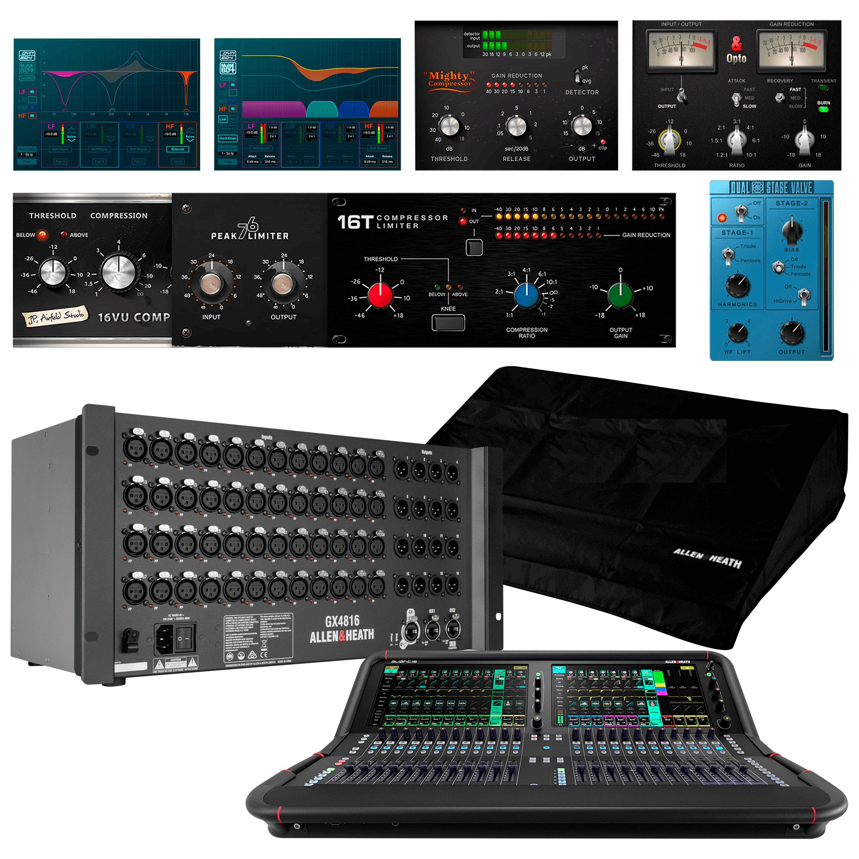 Allen & Heath Avantis Pack IO - Console de mixage numérique SonoVente.com