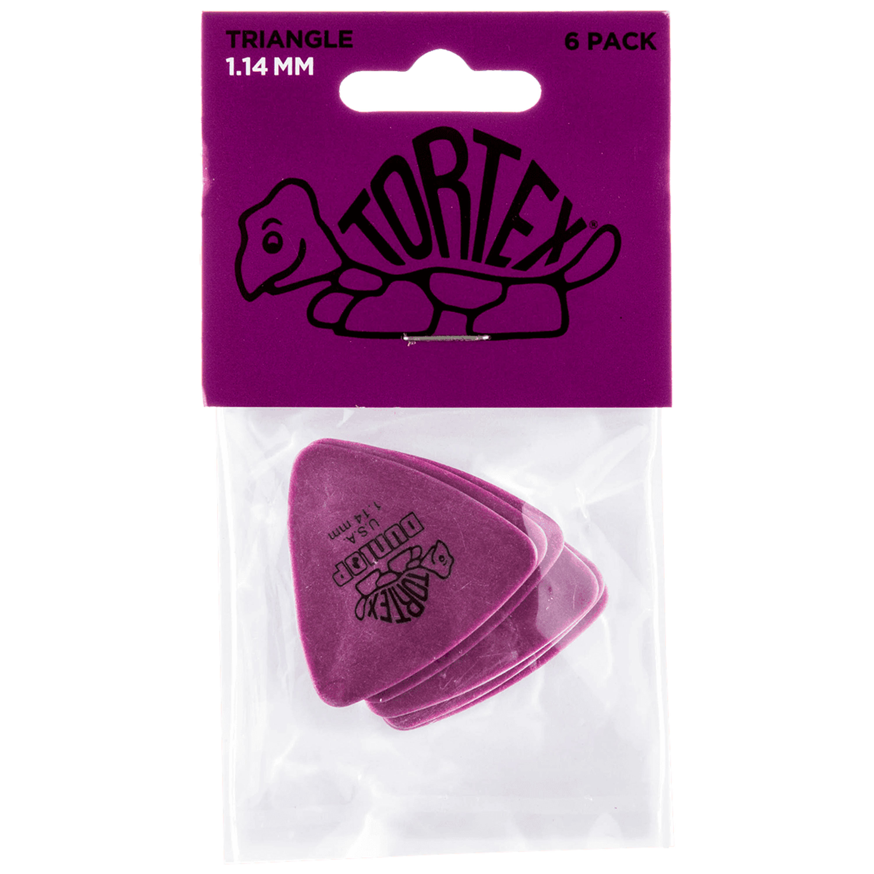 Dunlop 431P114 Tortex Triangle 1,14 mm Sachet de 6 - Médiators ...