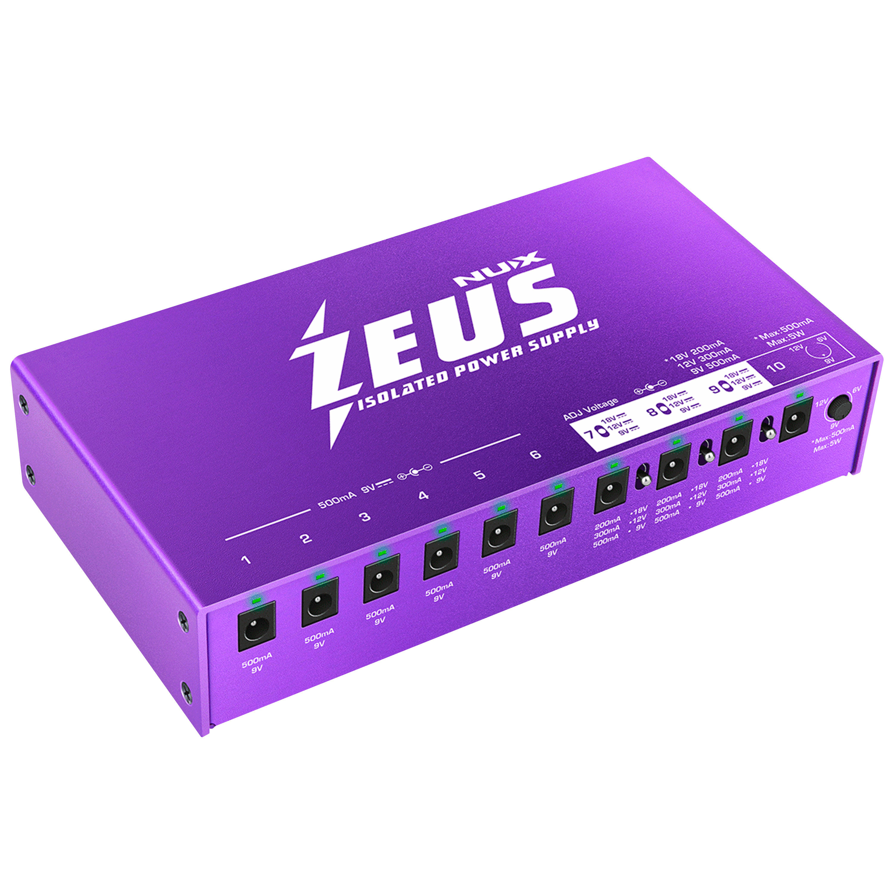 NUX Zeus - Alimentation pédale SonoVente.com