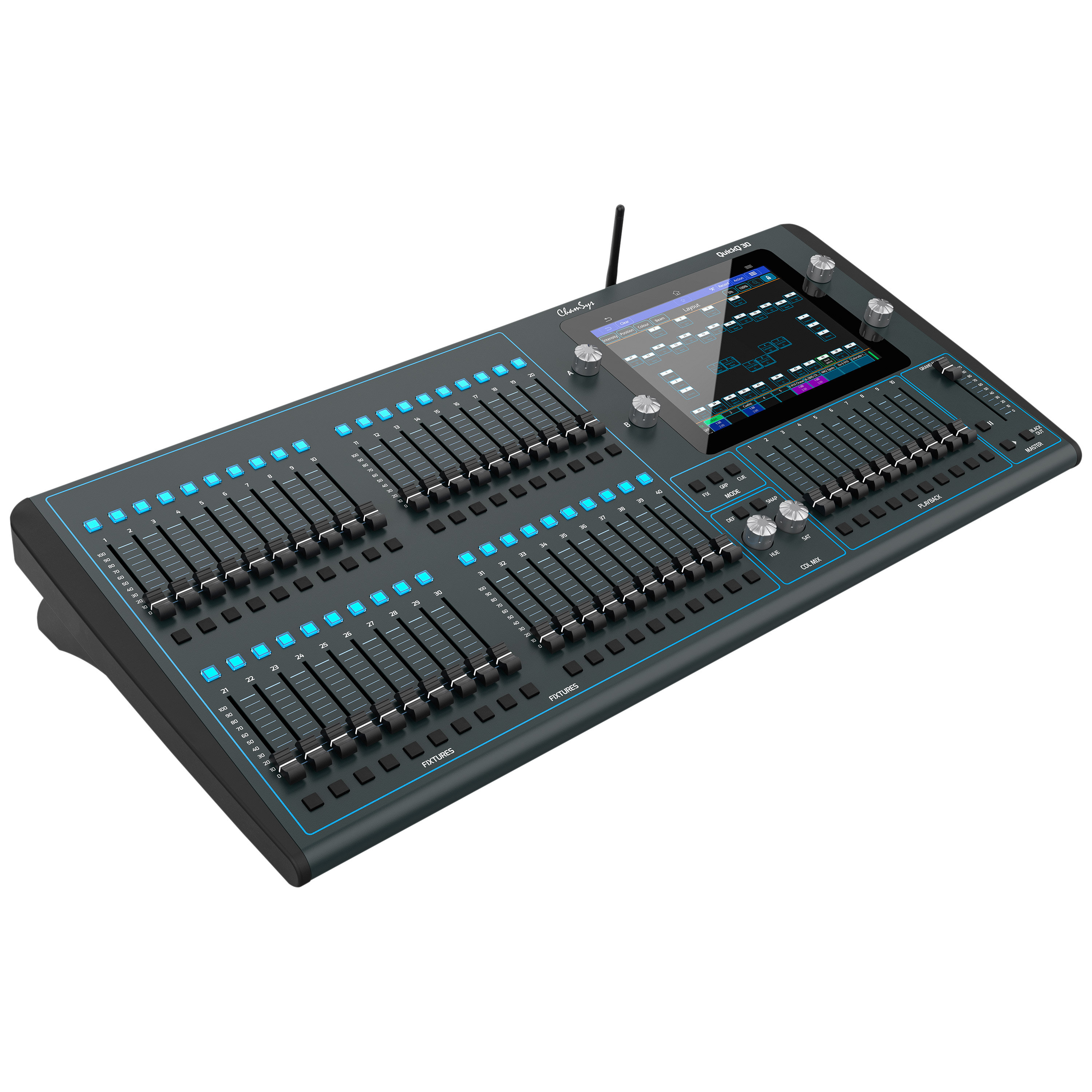 ChamSys QuickQ 30 - Contrôleur DMX SonoVente.com