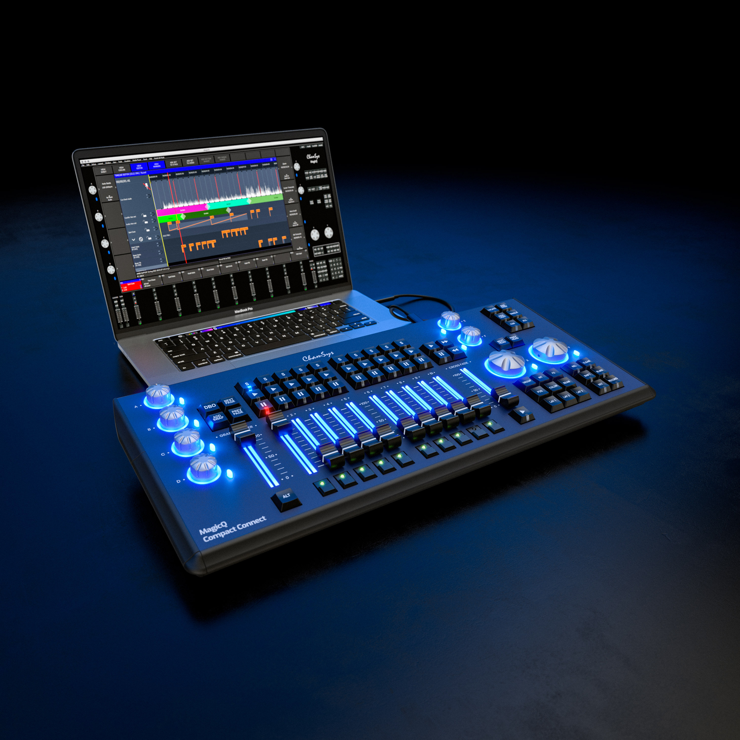 ChamSys MagicQ Compact Connect - Contrôleur DMX SonoVente.com