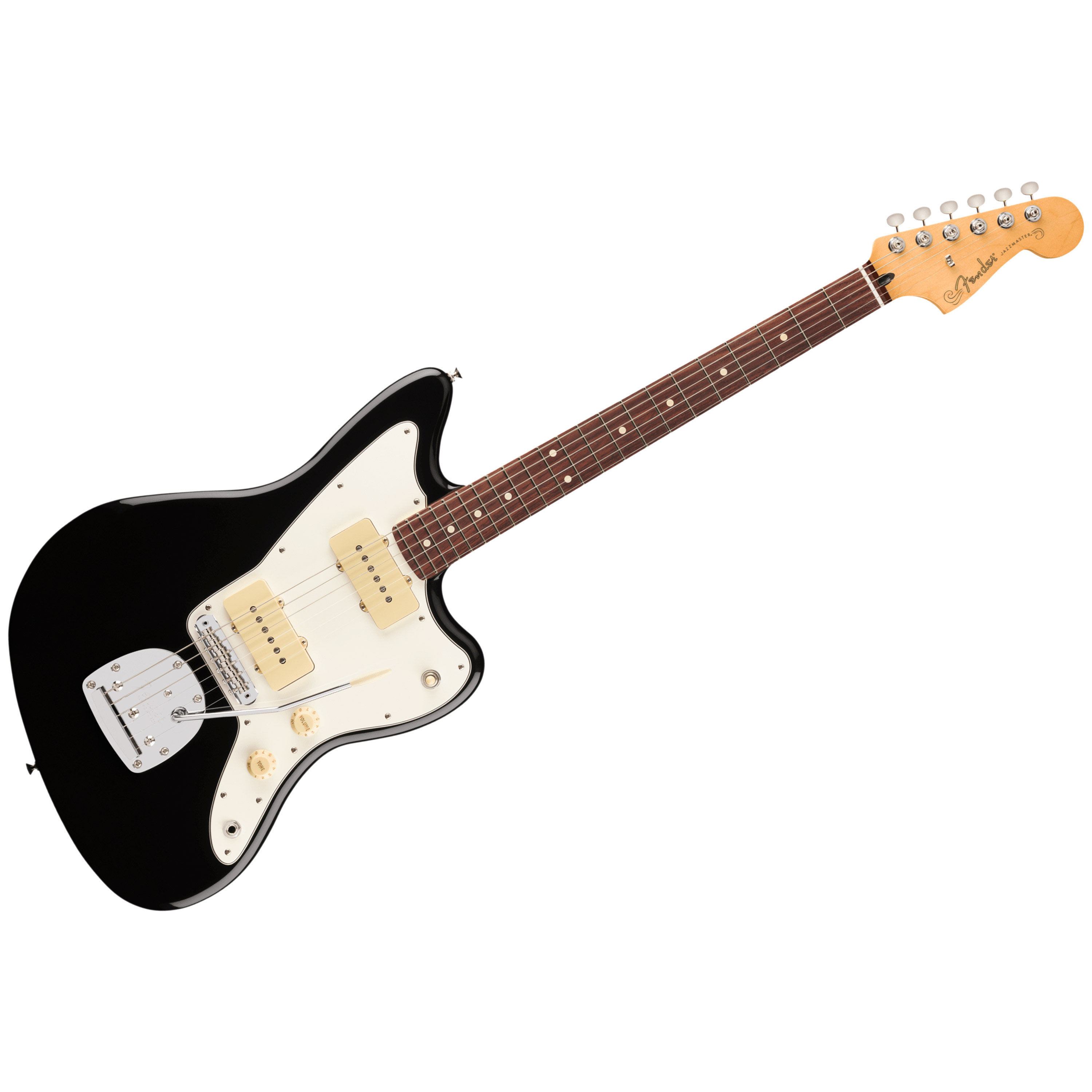 Fender Player II Jazzmaster RW Black - Guitare vintage SonoVente.com