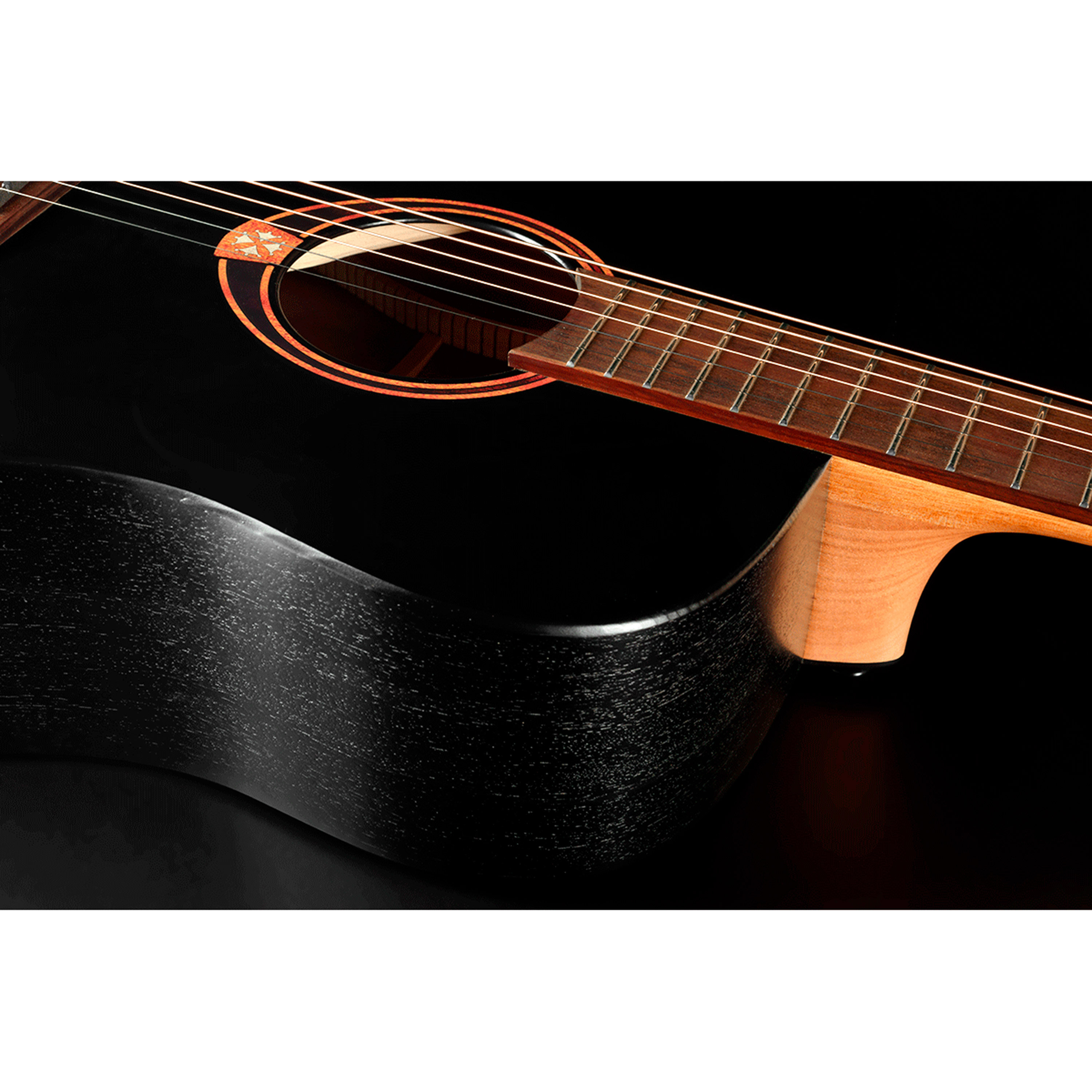 LAG Tramontane T70D-BLS Dreadnought Black Satin - Guitare folk ...