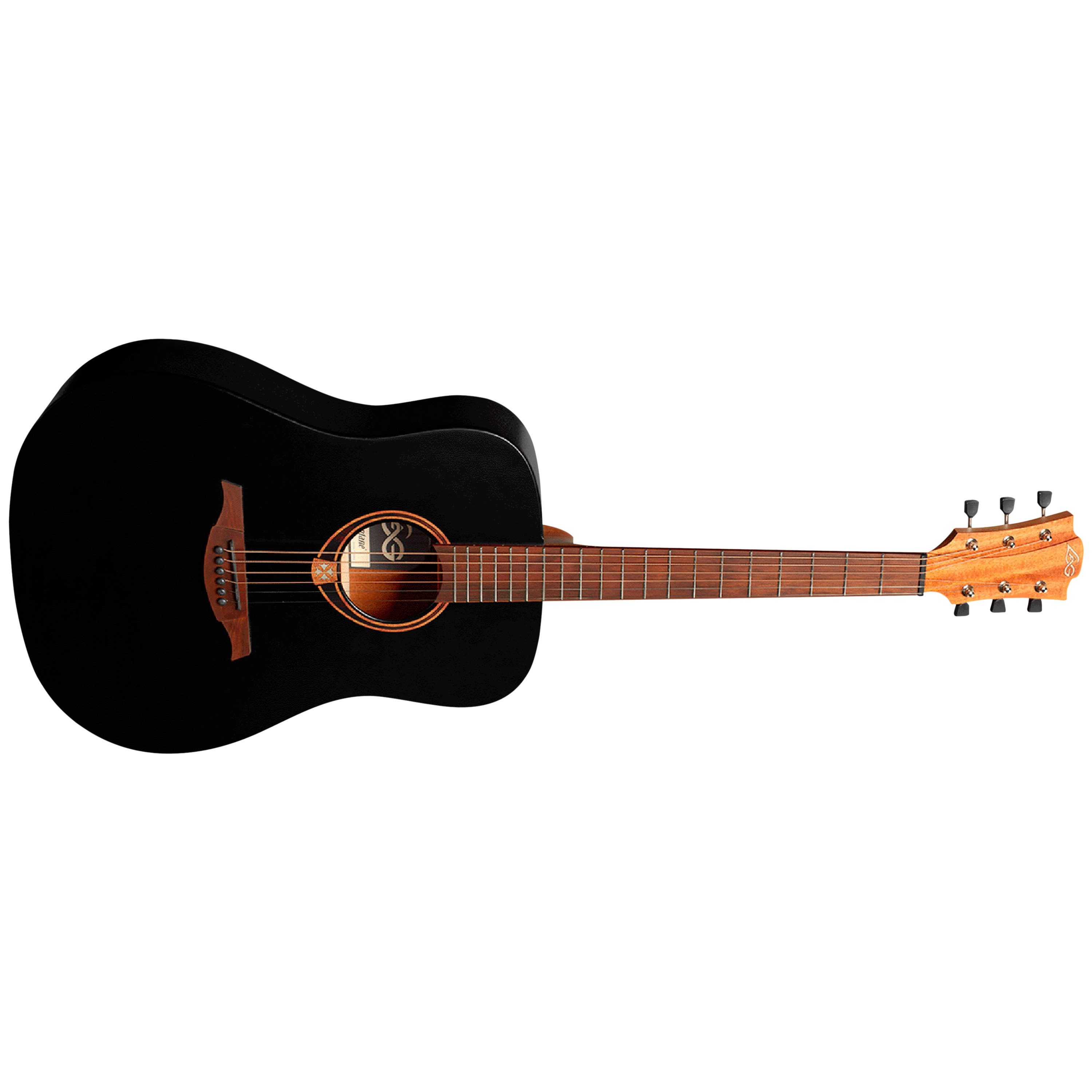 LAG Tramontane T70D-BLS Dreadnought Black Satin - Guitare folk ...