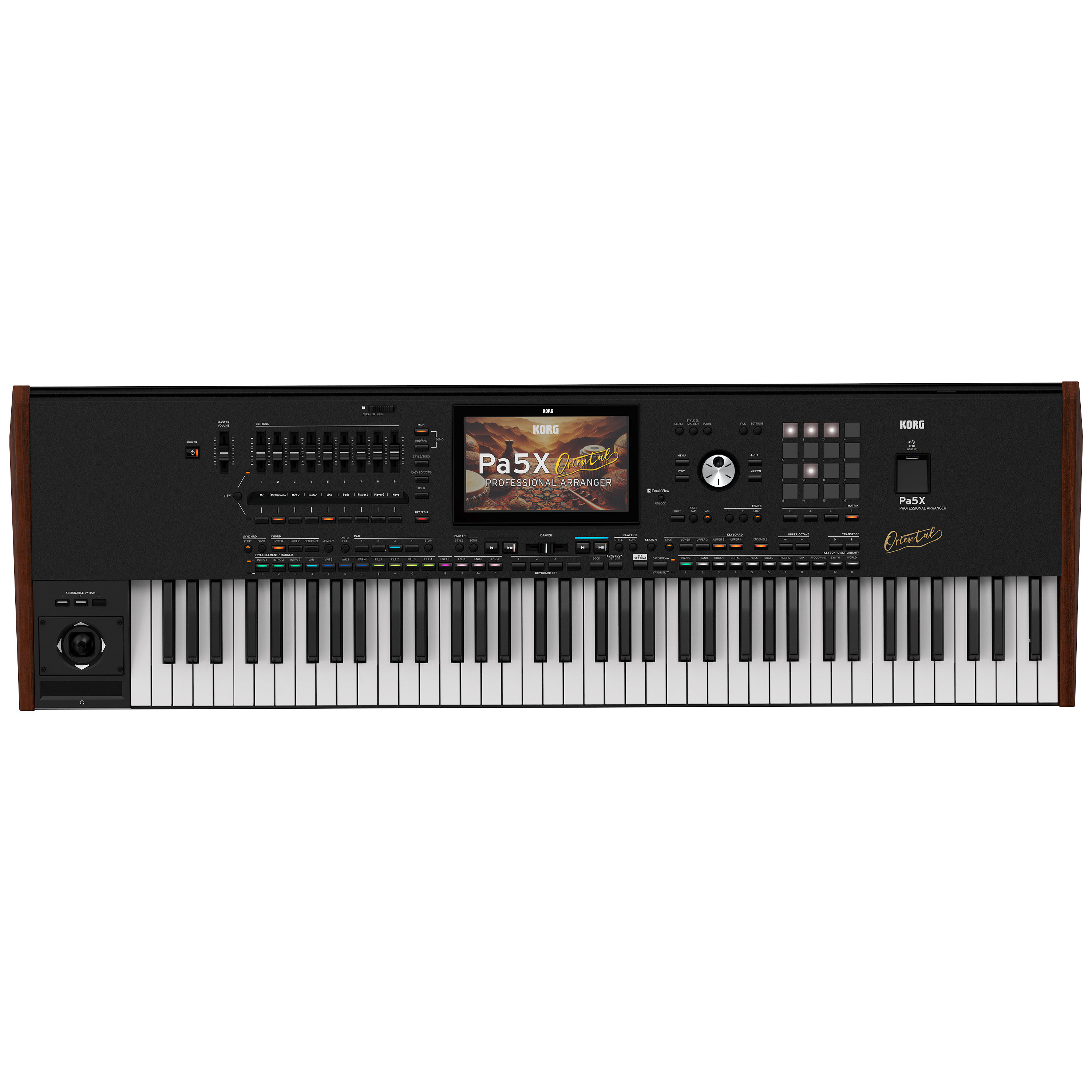 Korg Pa5X 76 Oriental - Clavier toucher dynamique SonoVente.com