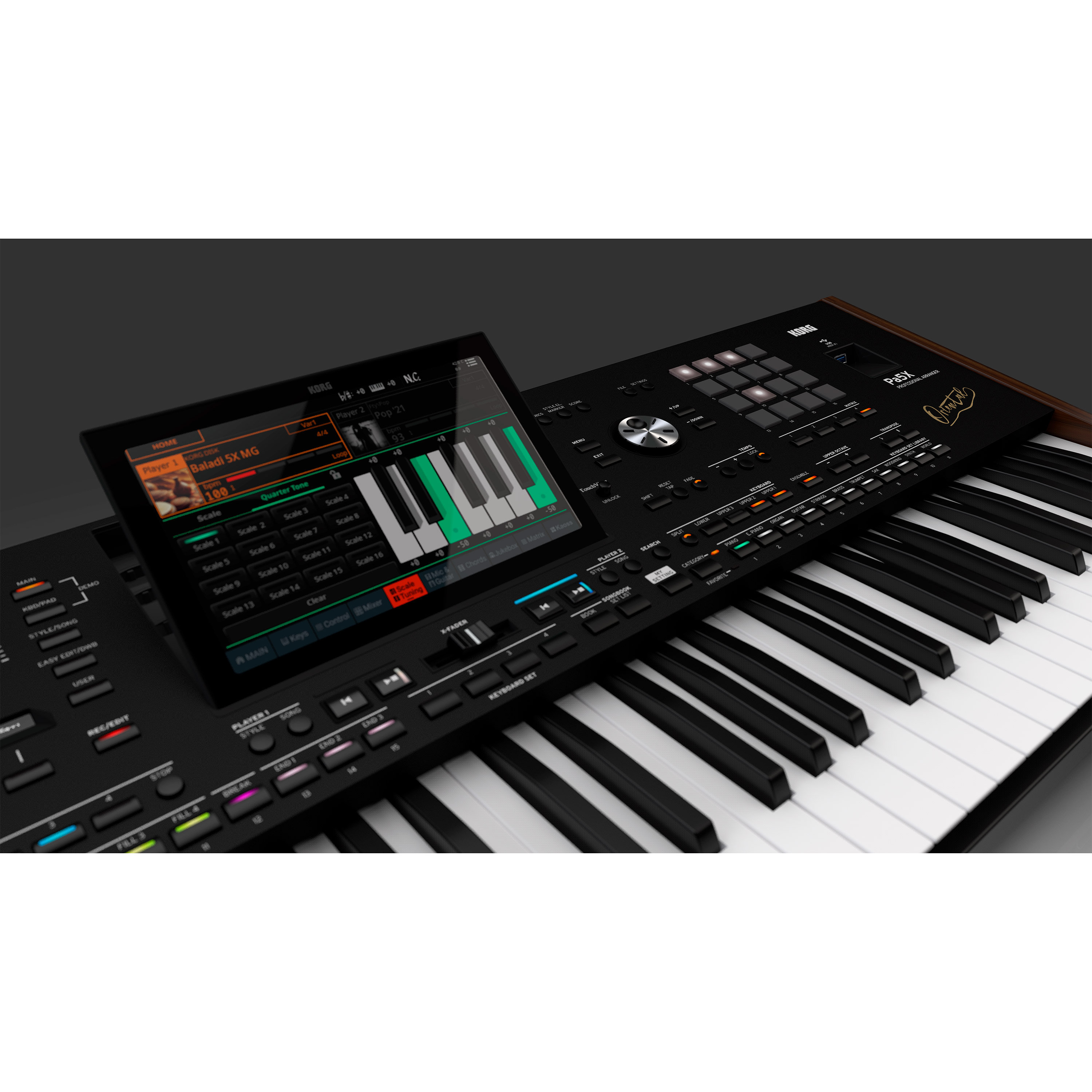 Korg Pa5X 76 Oriental - Keyboard with Dynamic Touch SonoVente.com - en