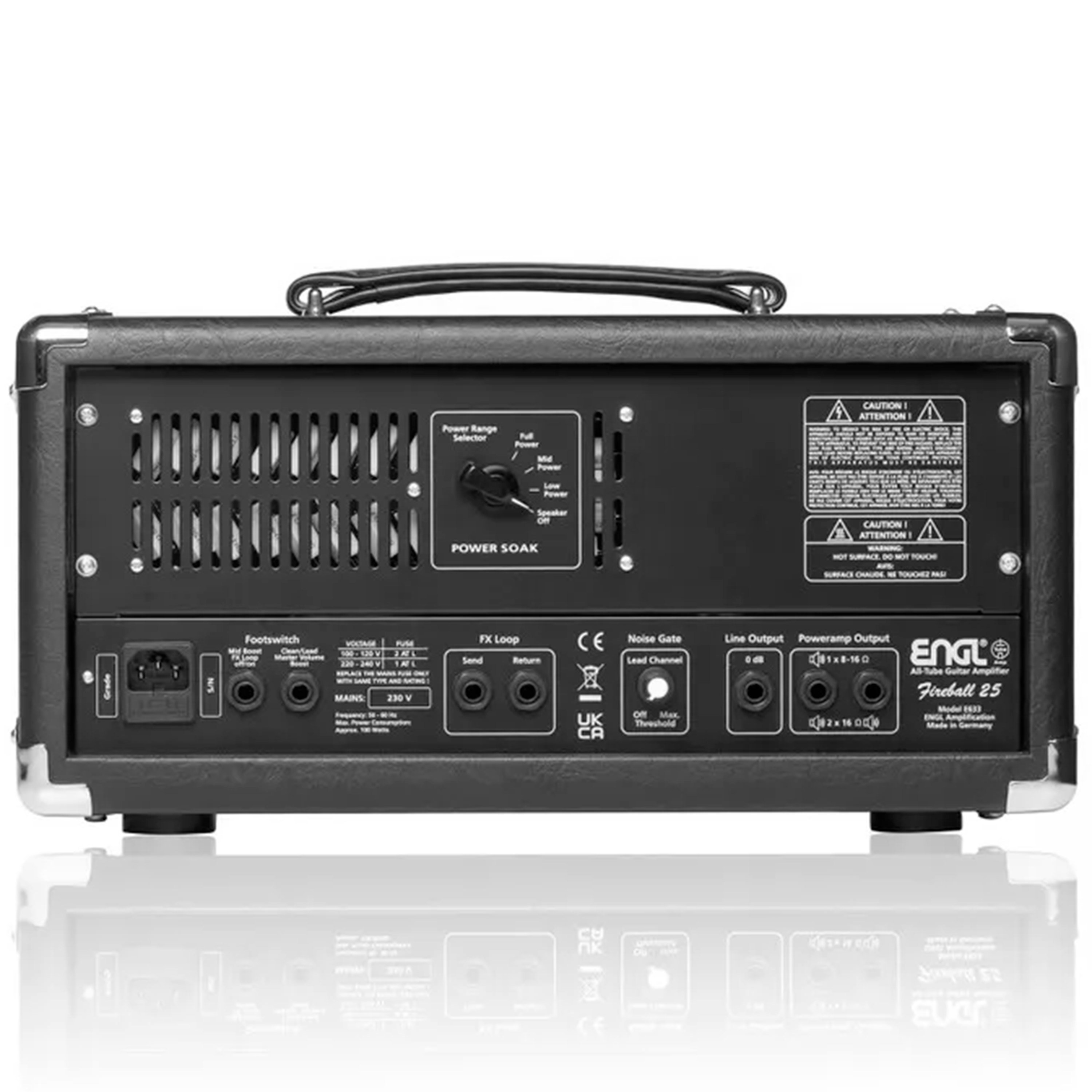 ENGL E633 Fireball 25 Limited Edition - Tête d'ampli guitare SonoVente.com