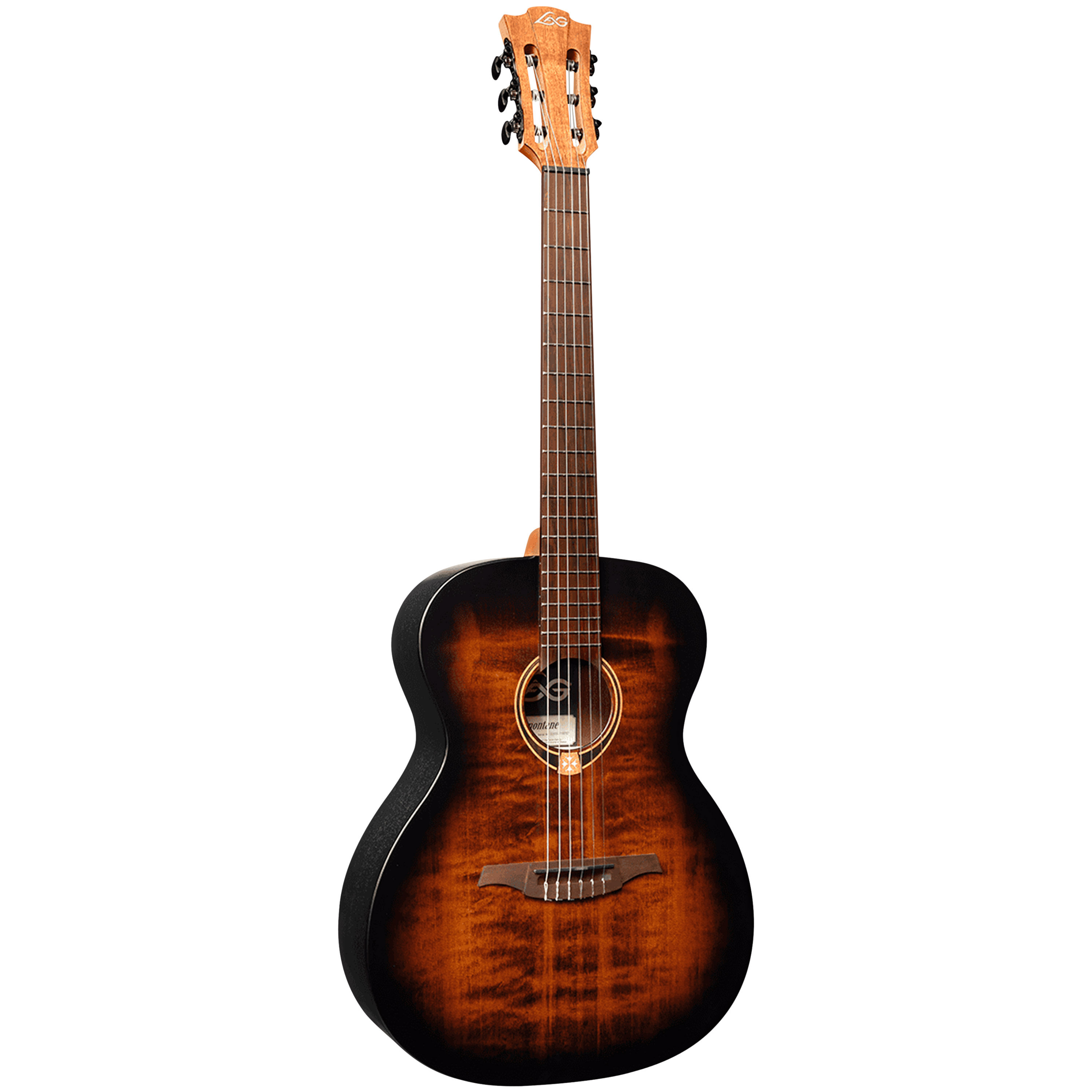 LAG Tramontane TN70A-BnB Nylon Auditorium Black n Brown - Guitare ...