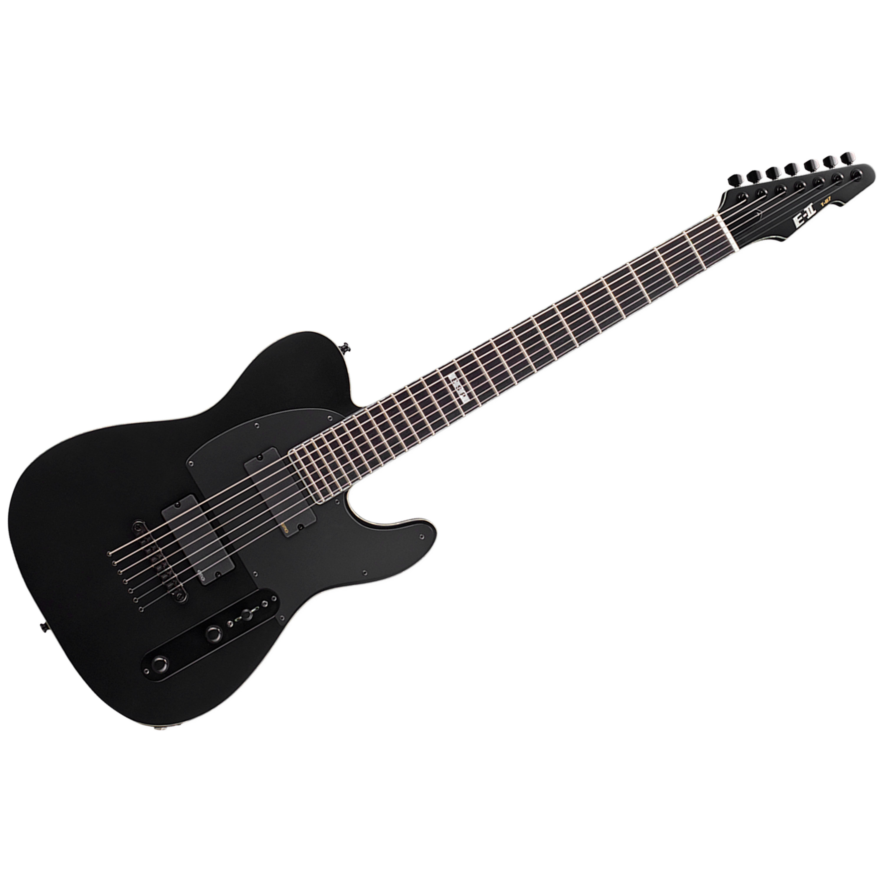 ESP E-II T-B7 Baritone Black Satin + étui - T Style Guitar SonoVente ...
