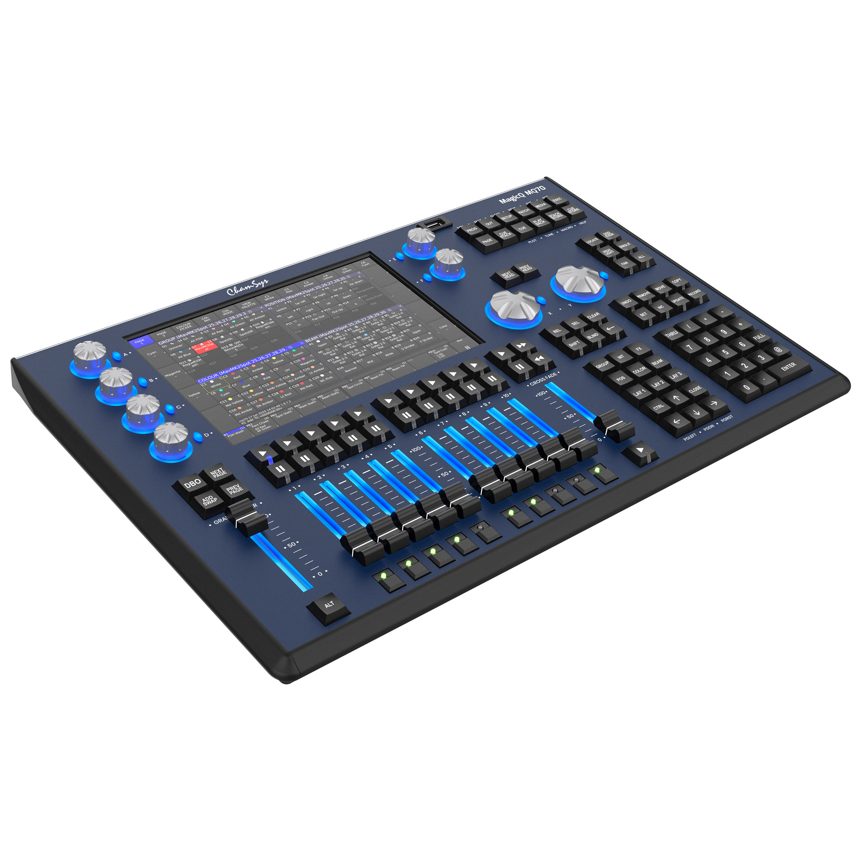 ChamSys MagicQ MQ70 Compact Console - Contrôleur DMX SonoVente.com
