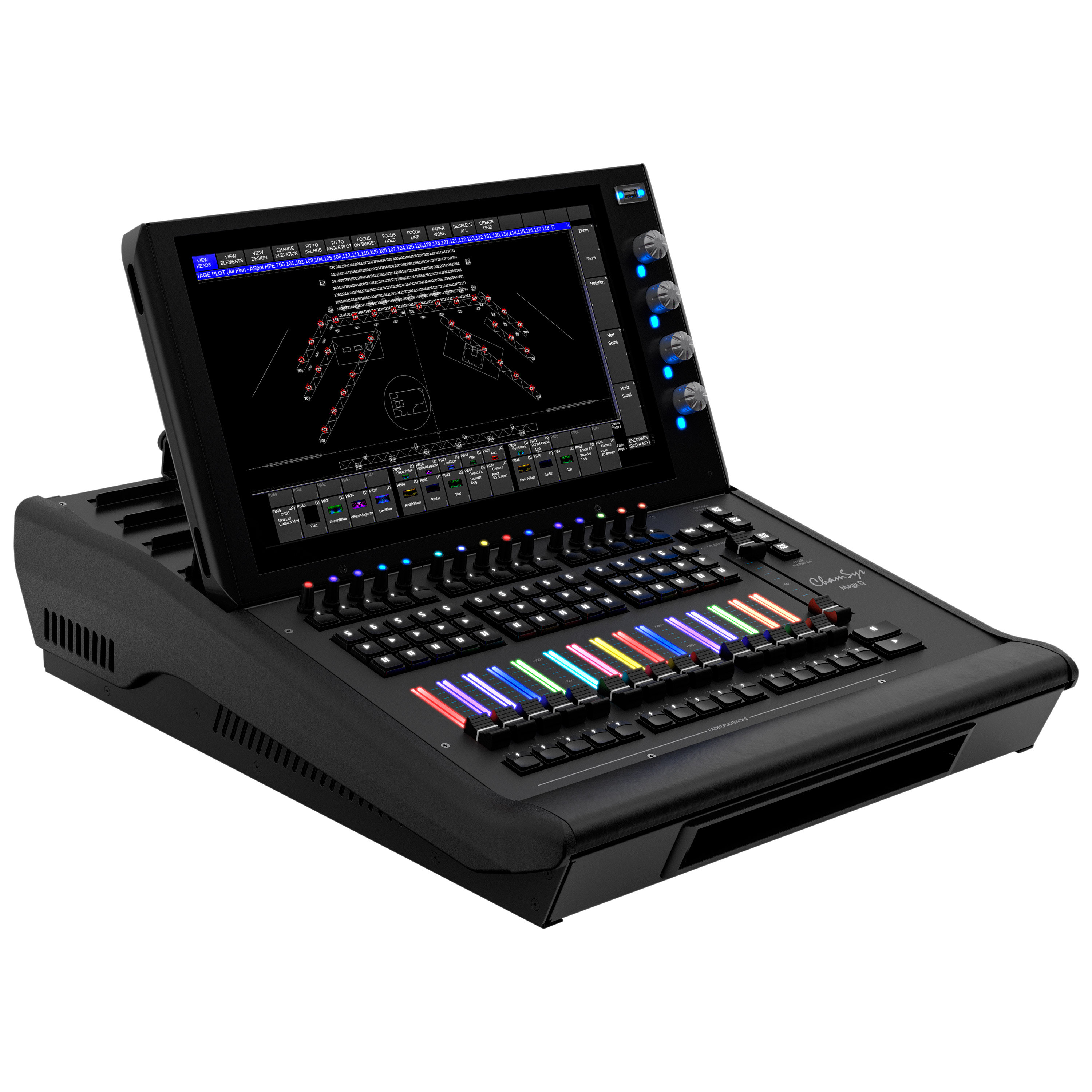 ChamSys MagicQ MQ500M Stadium Wing - DMX-controller SonoVente.com - nl