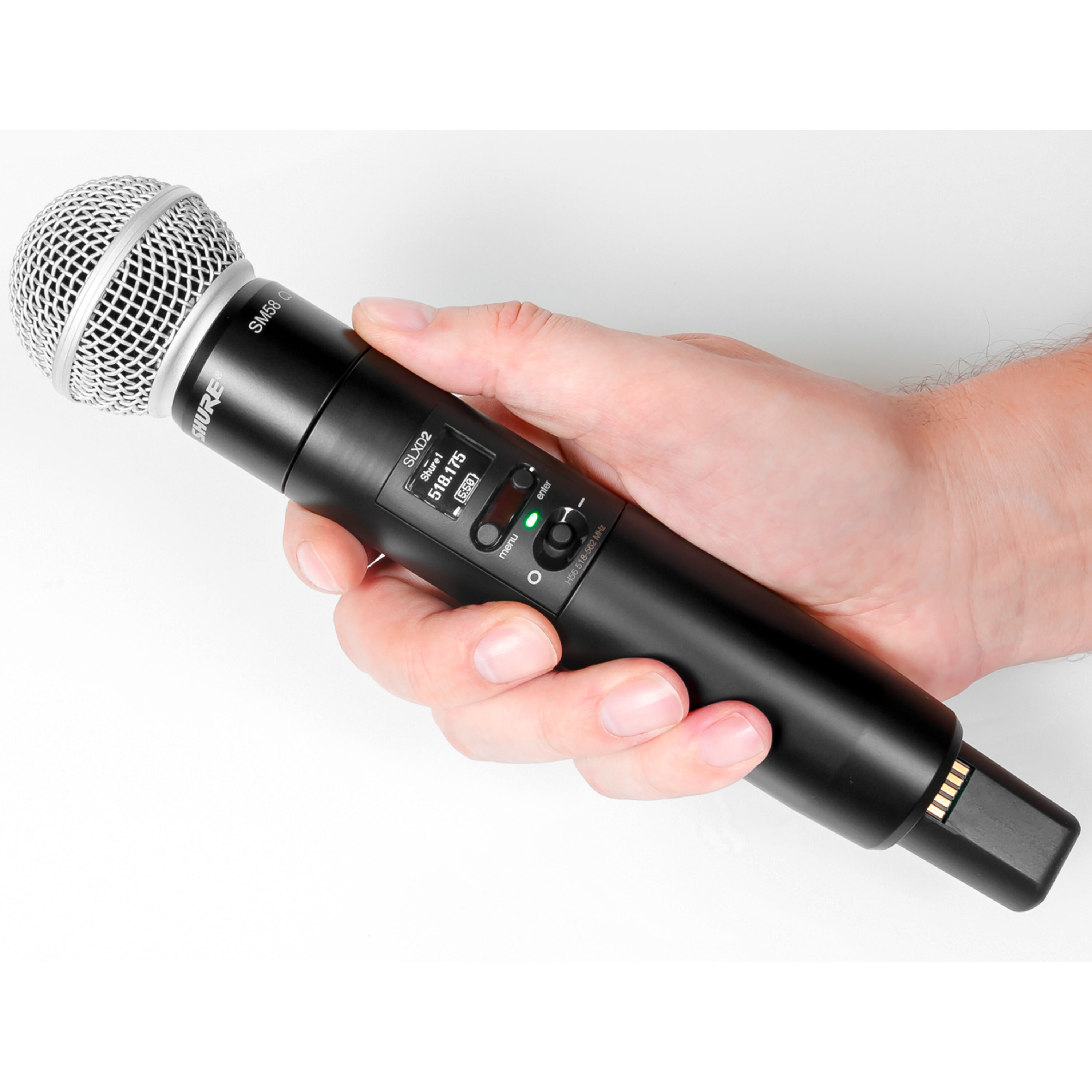 Shure SLXD25 SM58 L56 - Micro HF chant SonoVente.com