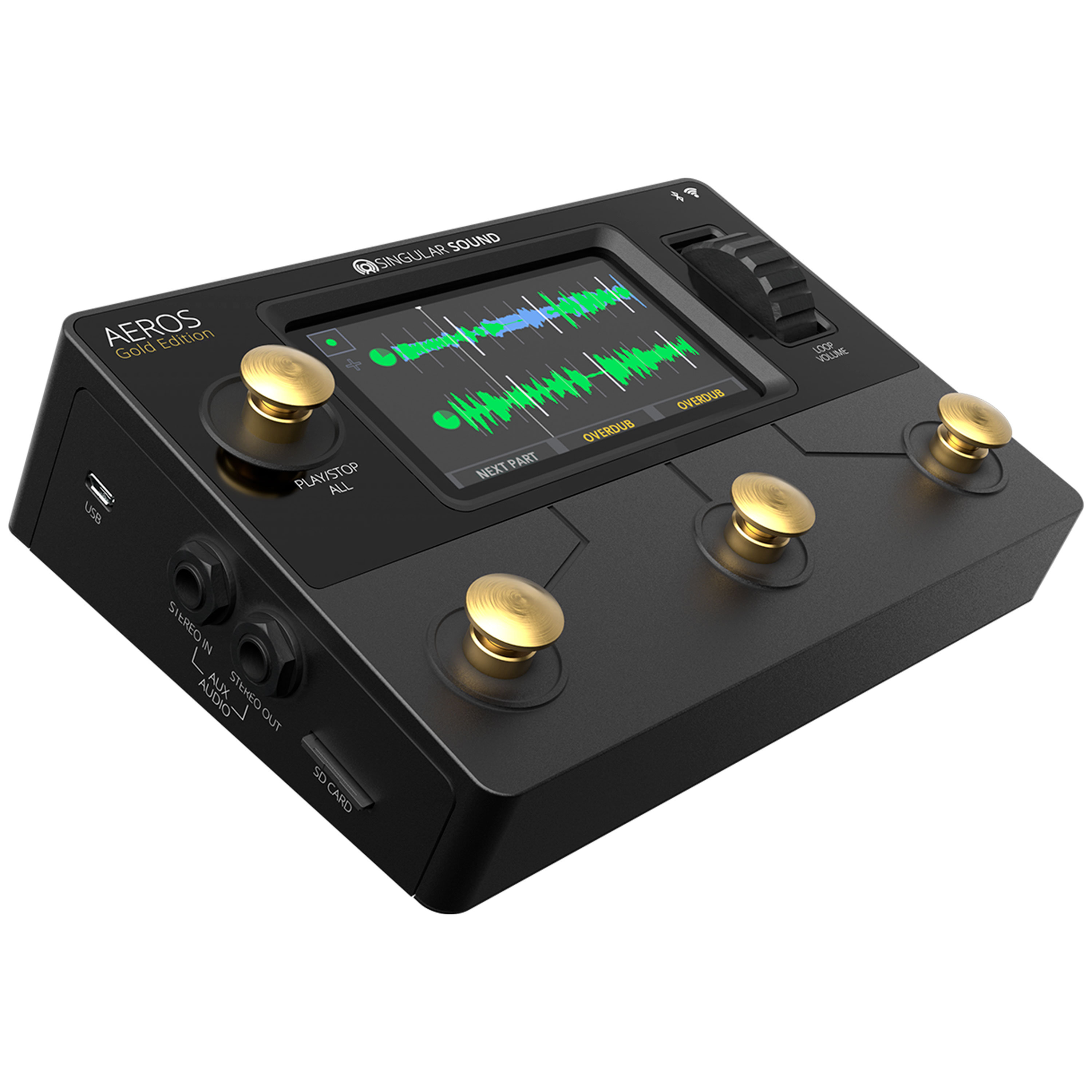 Singular Sound Looper Aeros Gold Edition - Electric Guitar Effects ...
