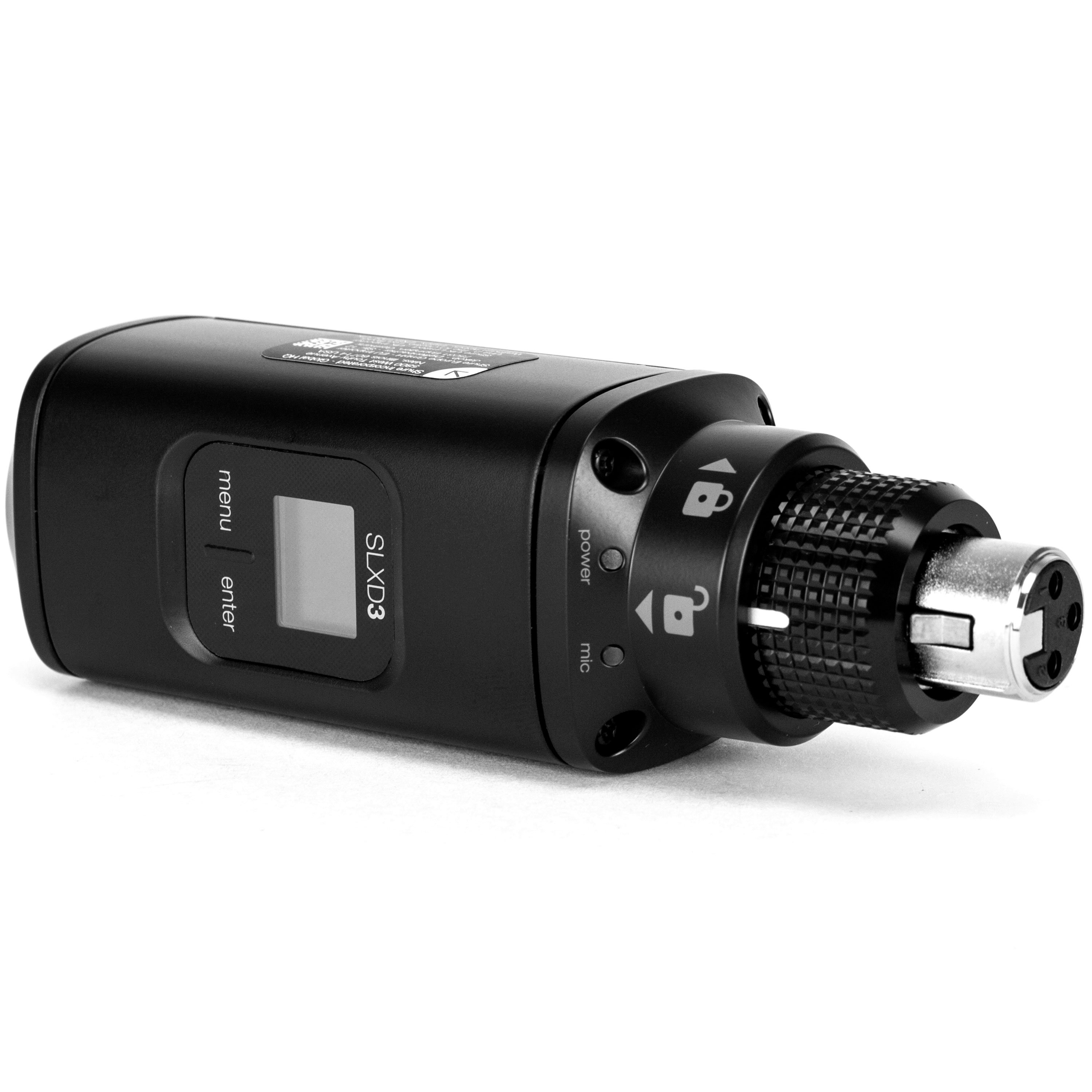 Shure SLXD3 J53 - Micro HF Chant SonoVente.com