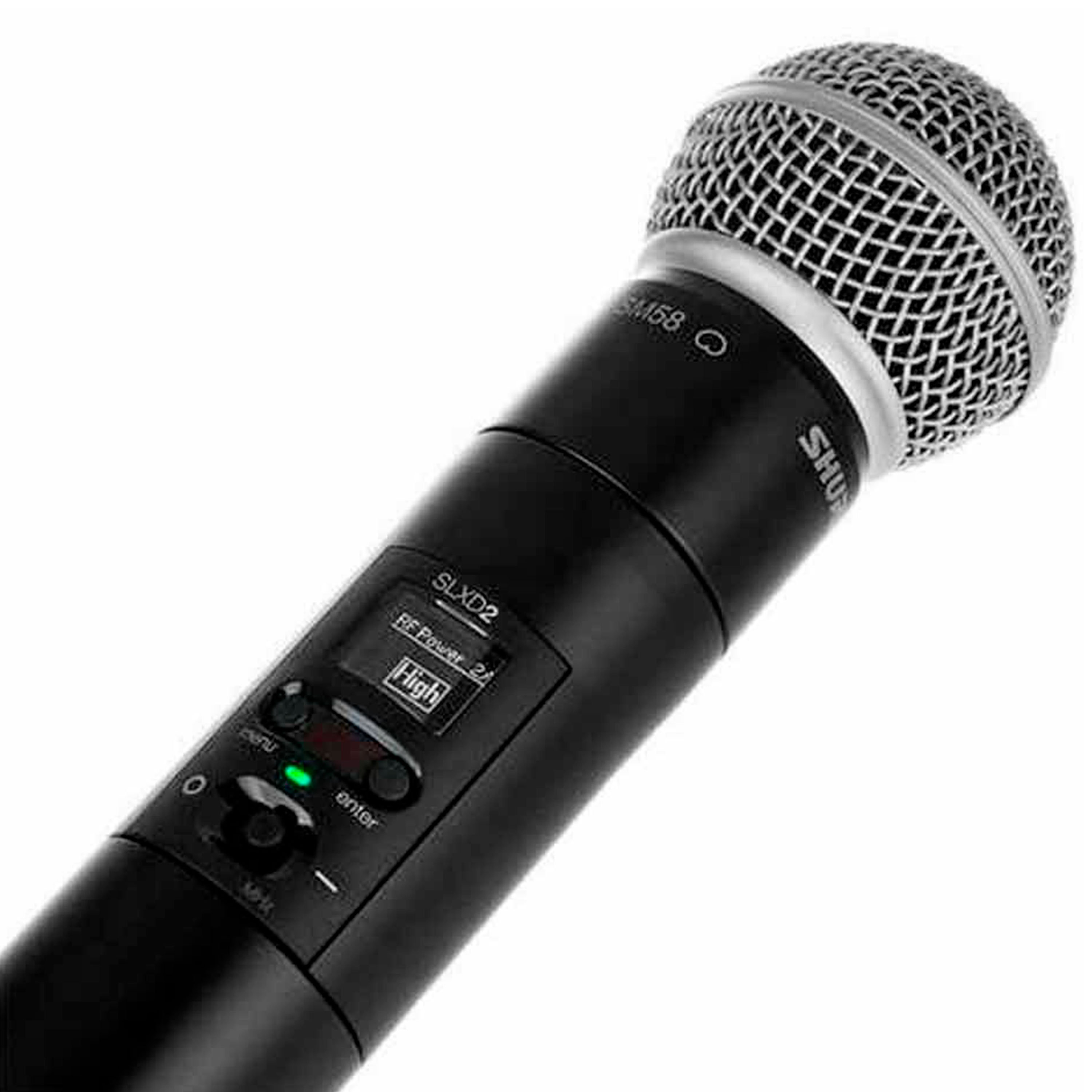 Shure SLXD2 SM58 G59 - Micro HF chant SonoVente.com