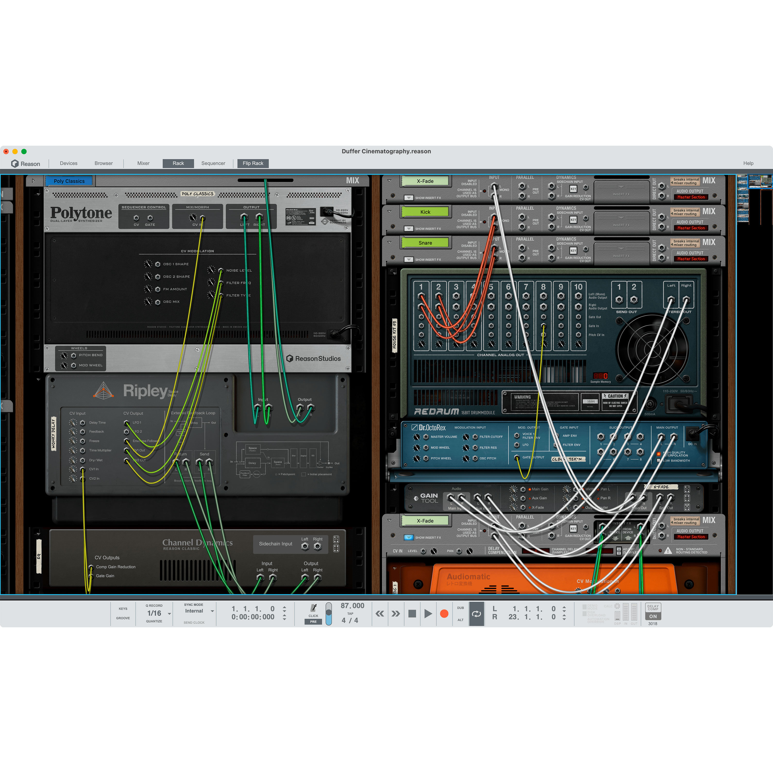 Reason Studios Reason 13 (licence) - Logiciel séquenceur / enregistreur ...