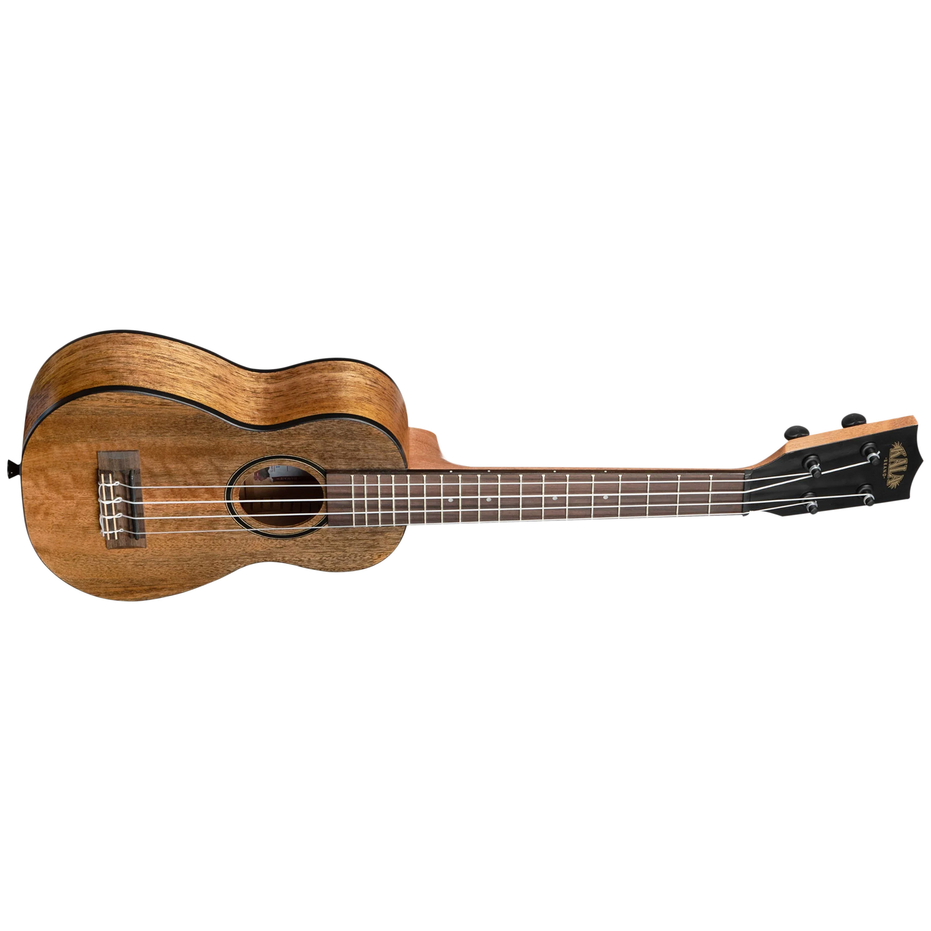 Kala Curly Mango Long Neck Soprano + housse - Ukulélé SonoVente.com