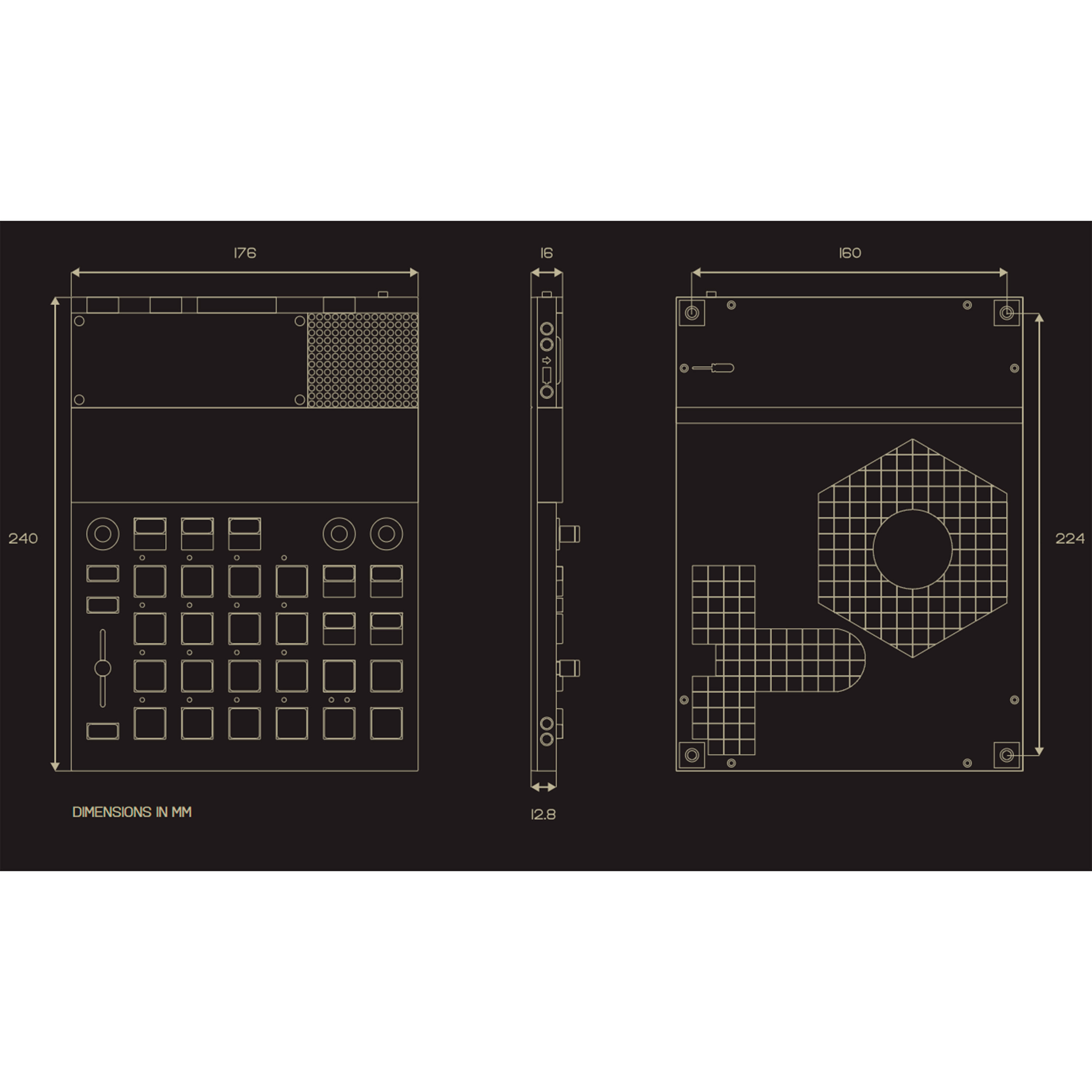 Teenage Engineering EP-1320 Medieval - Synthétiseur SonoVente.com