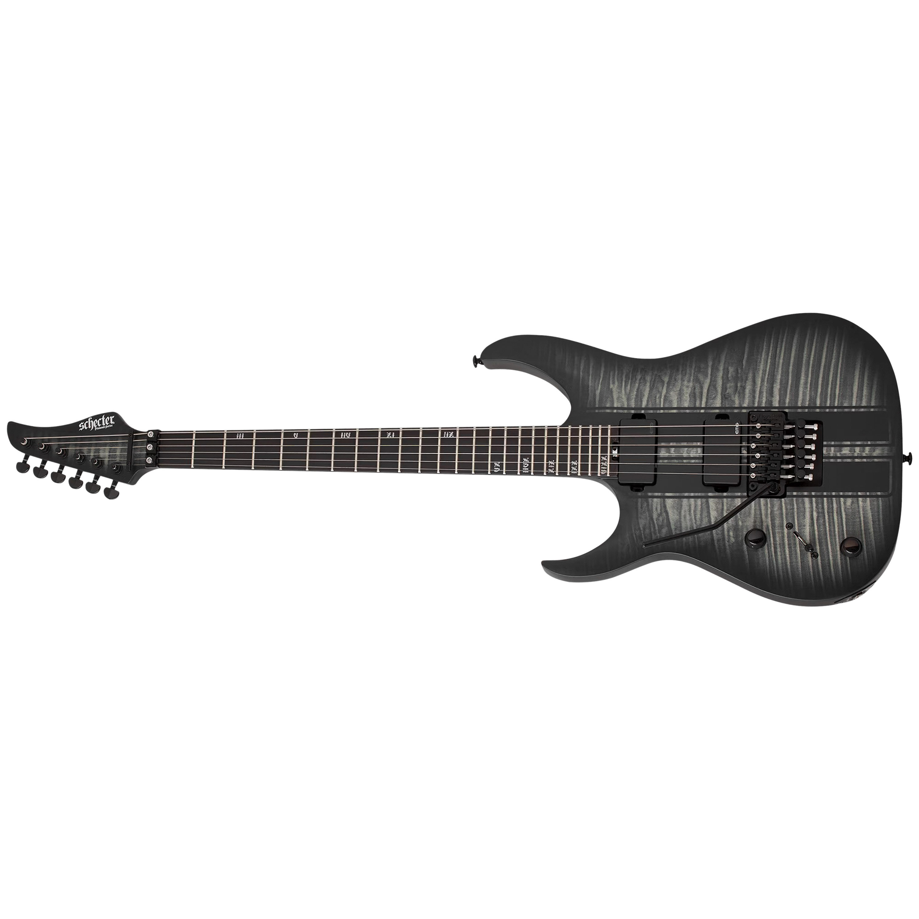 Schecter Banshee GT FR Charcoal Burst LH - Lefthanded Electric Guitar ...